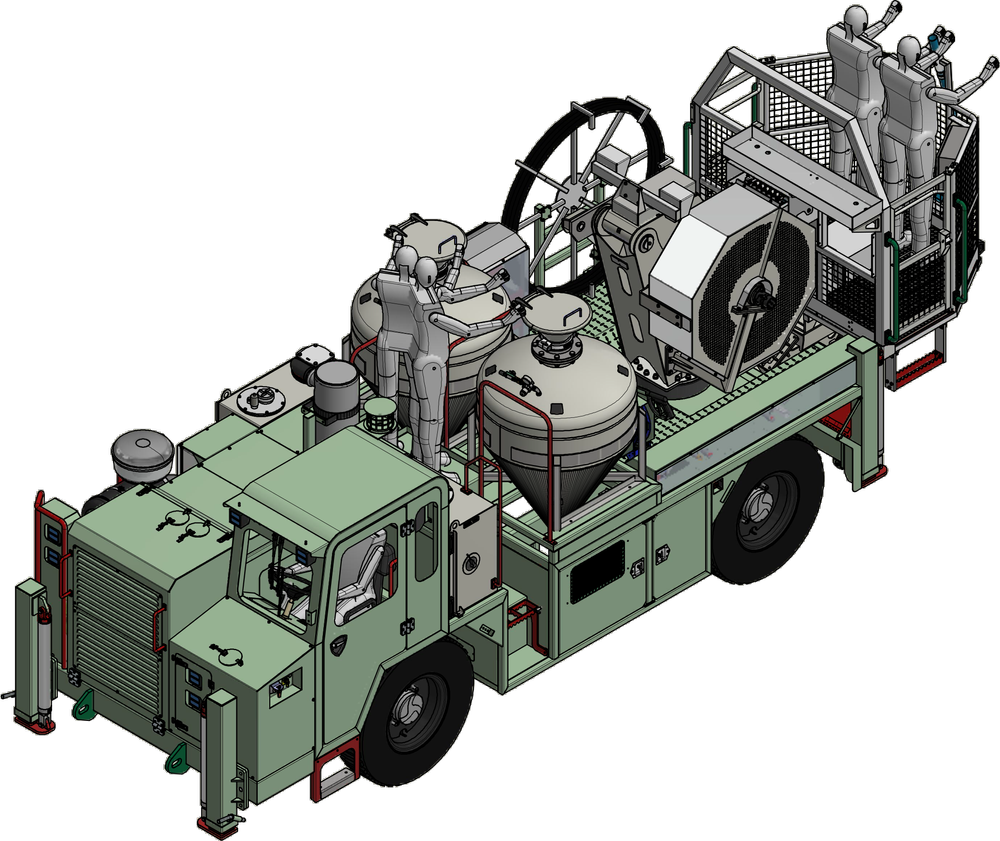 Anfo Charging Truck — ELQUIP