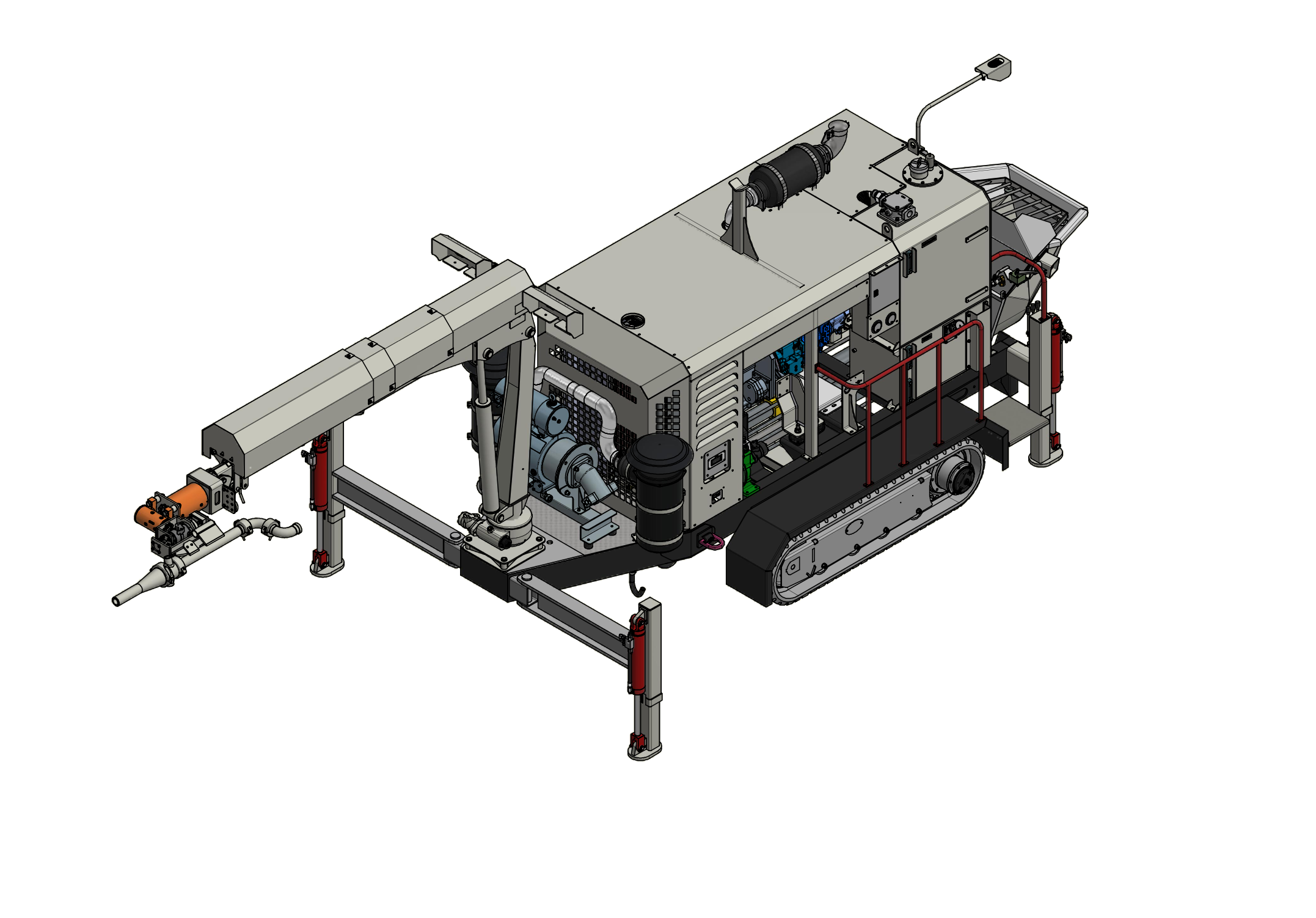 Track Mounted Shotcrete Robot — ELQUIP