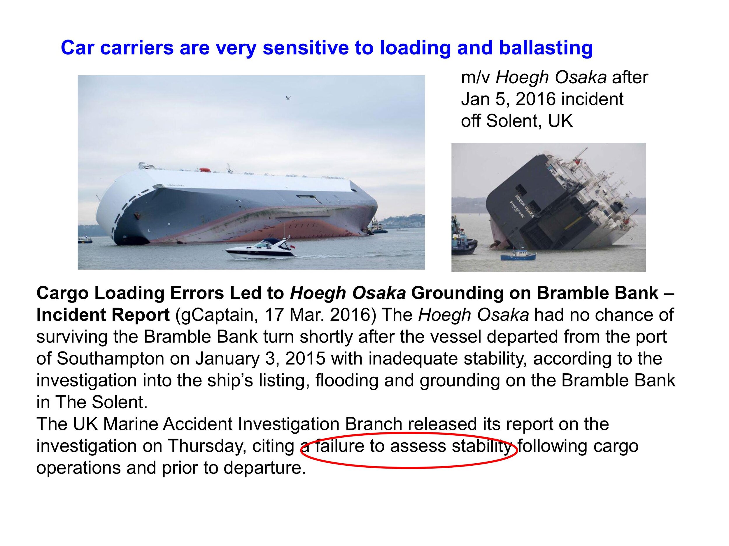 What’s the Difference Between a Boat & a Ship? …and the Golden Ray ...