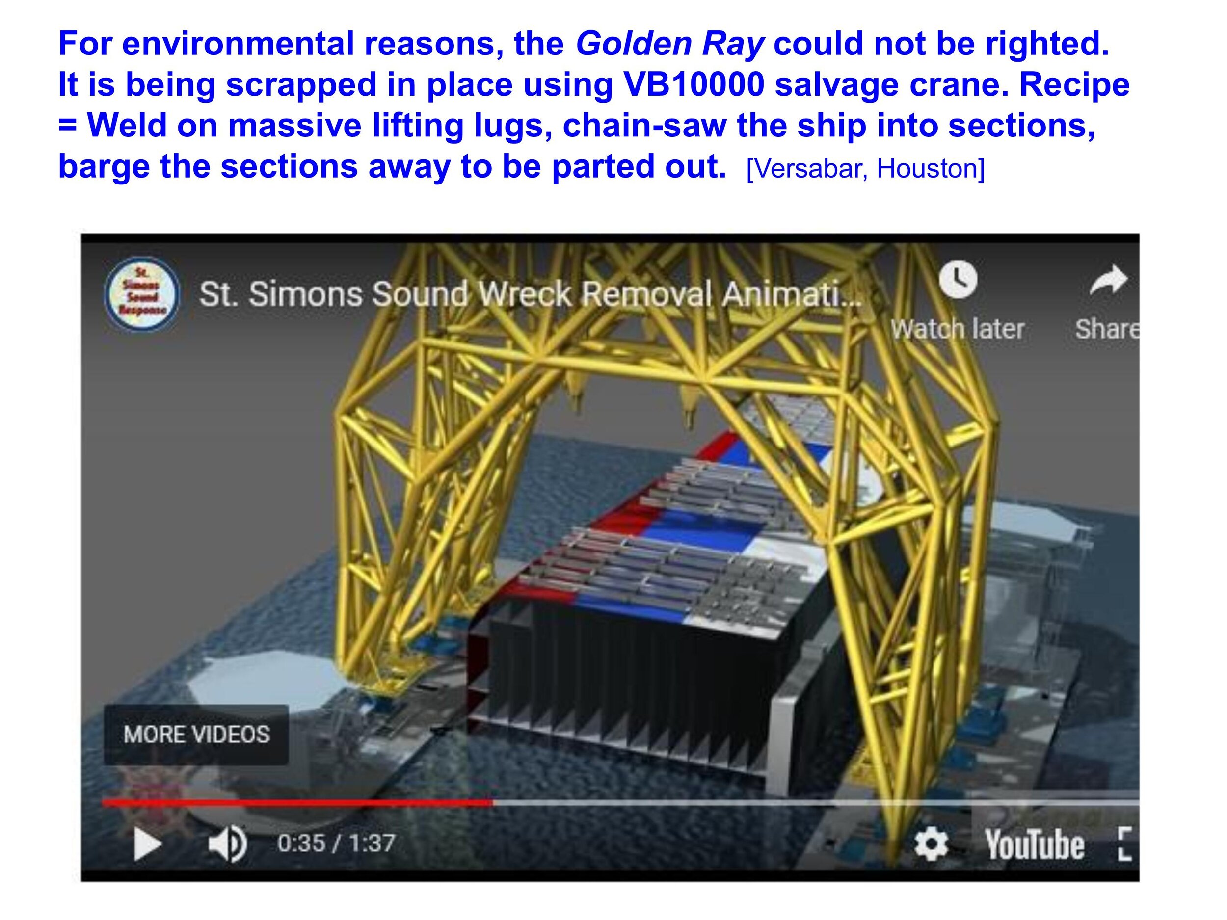 What’s the Difference Between a Boat & a Ship? …and the Golden Ray ...