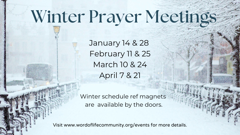 Upcoming Events — Word of Life Community