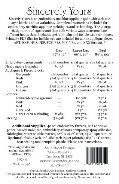 Quilt Patterns — Store 2 — Smith Street Designs