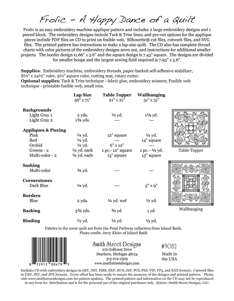 Quilt Patterns — Store 2 — Smith Street Designs