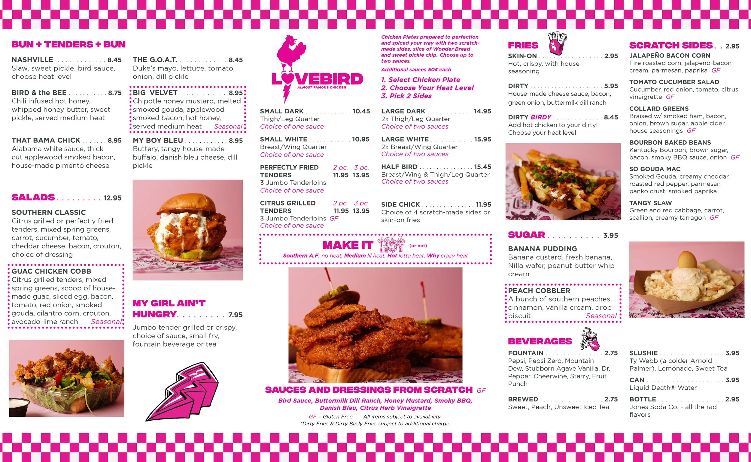 Menu 1 — LoveBird