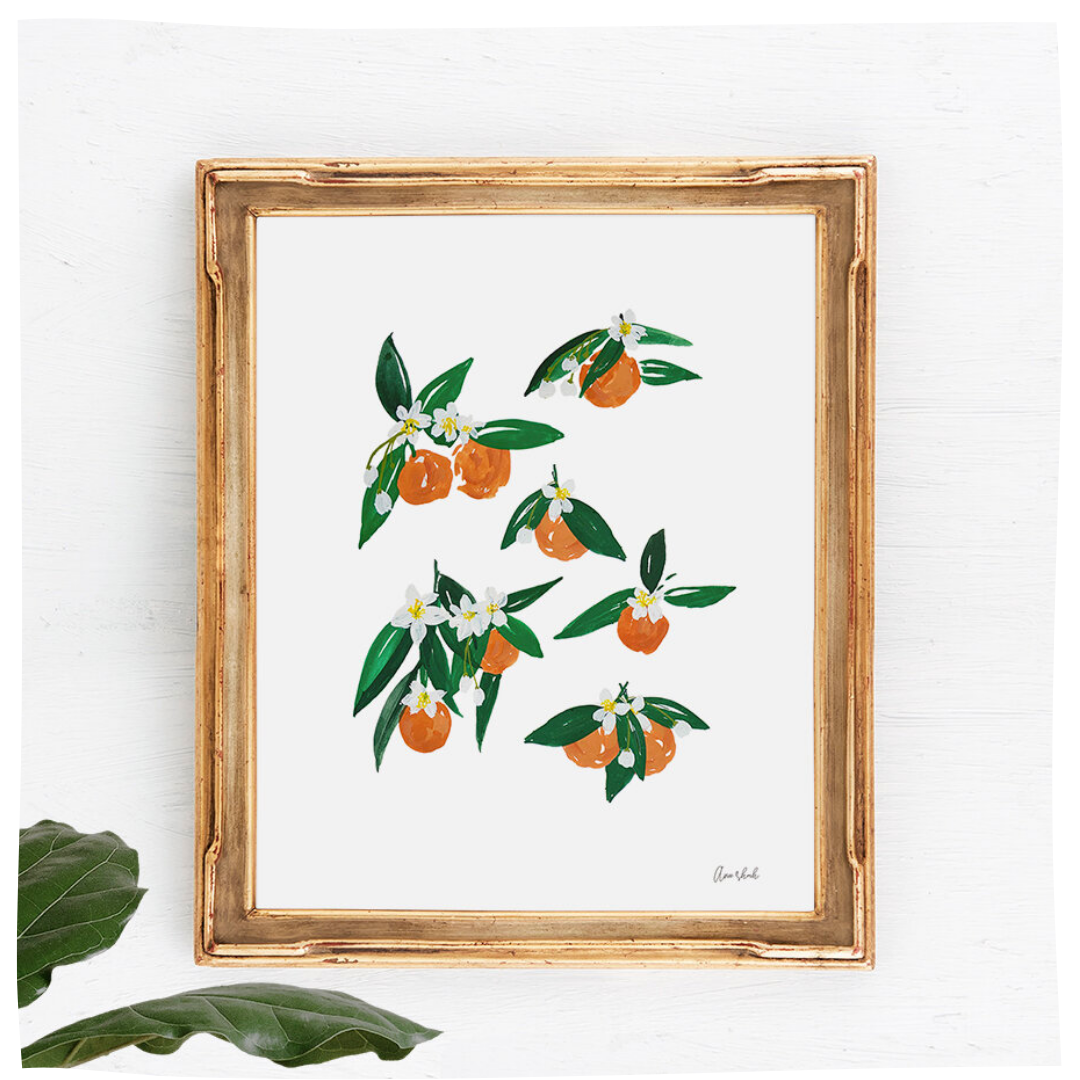 Orange Grove Print — Boston Women's Market