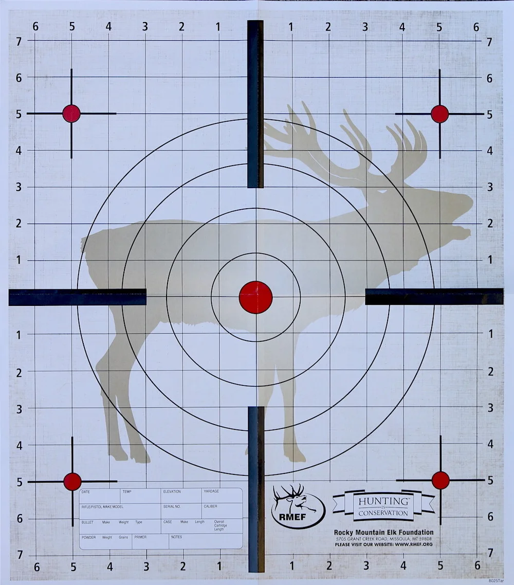 Best Rifle Targets Have One-Inch Grids — Ron Spomer Outdoors
