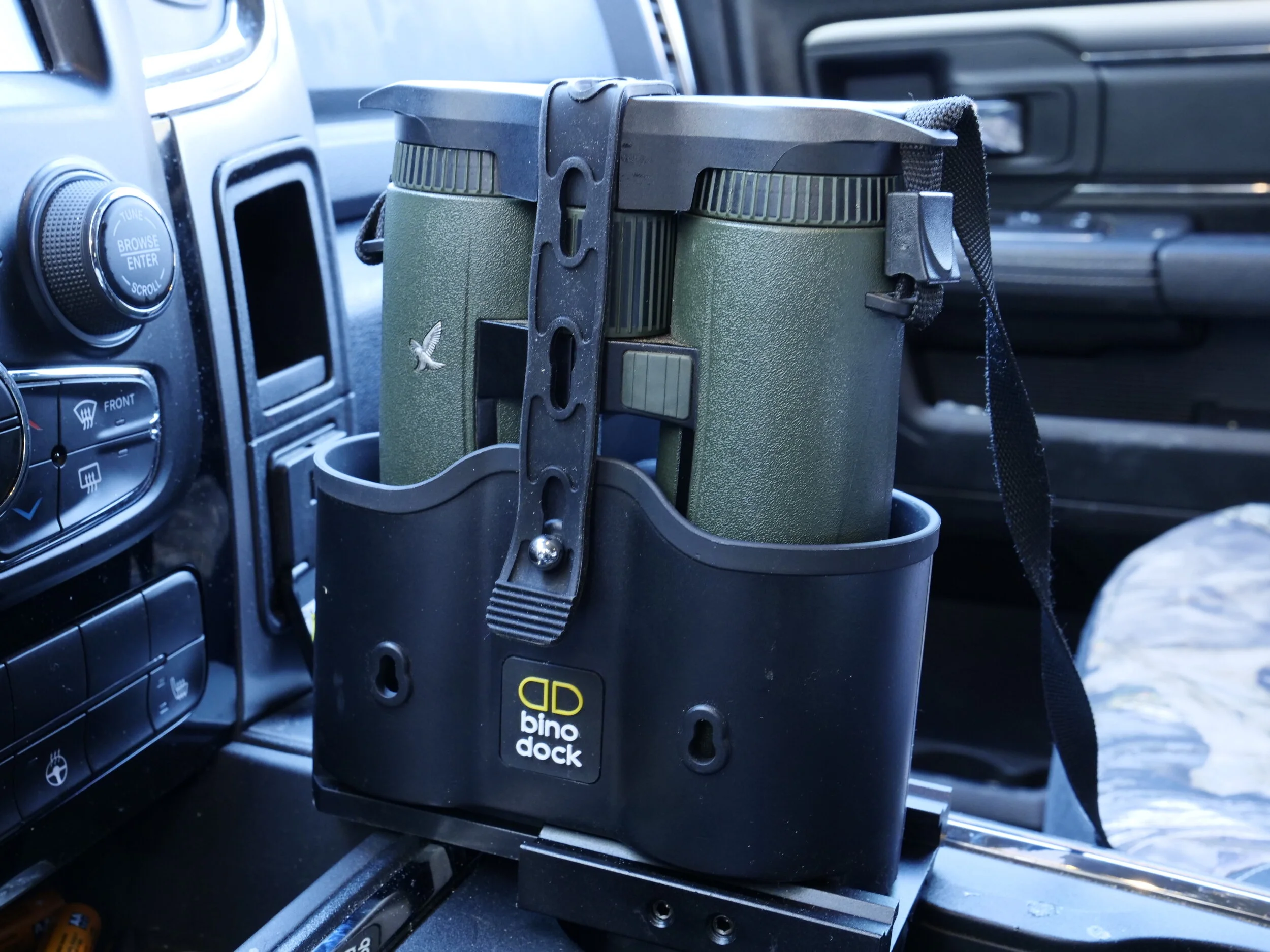 Handy Bino Dock Protects Binoculars — Ron Spomer Outdoors