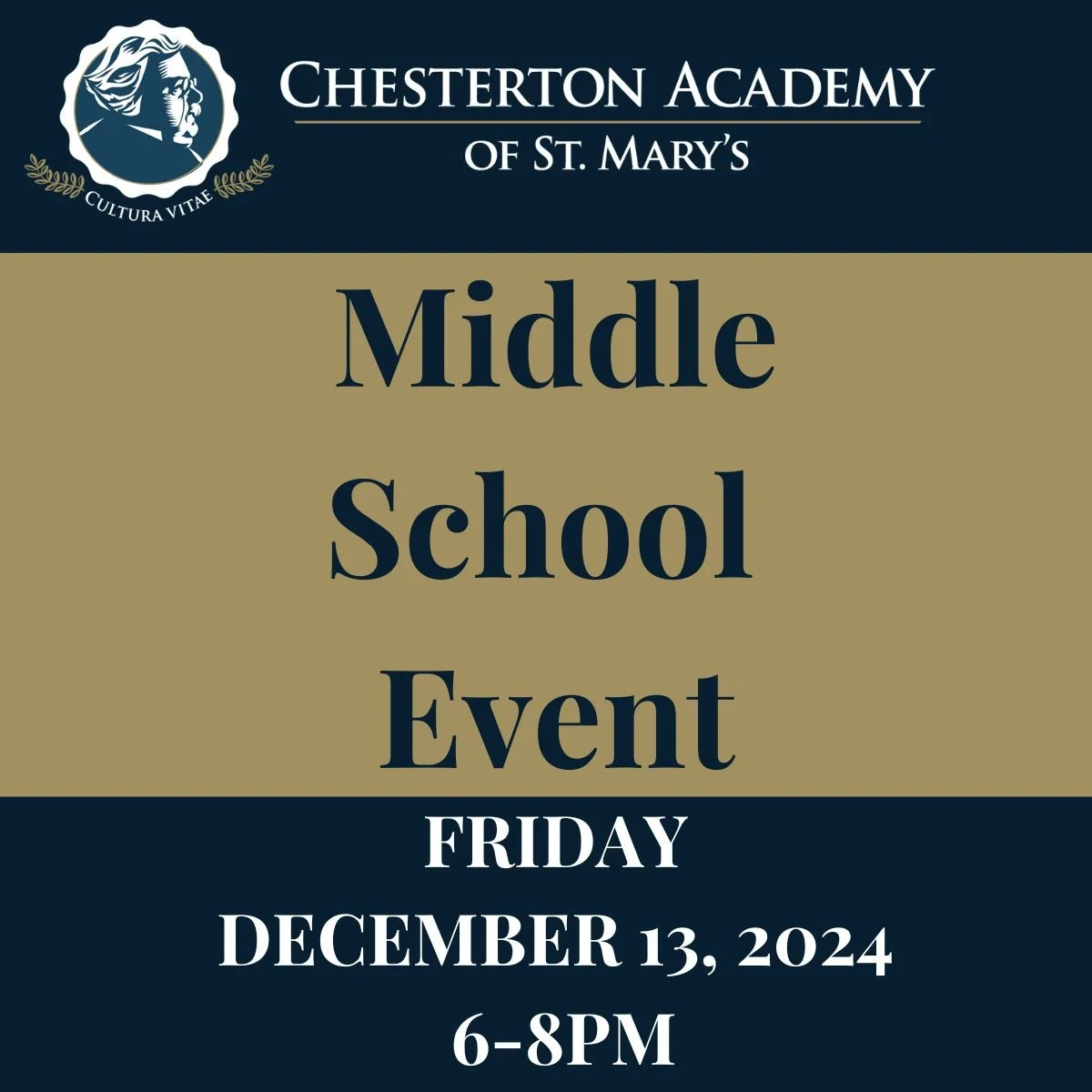 Events — Chesterton Academy of St. Mary's