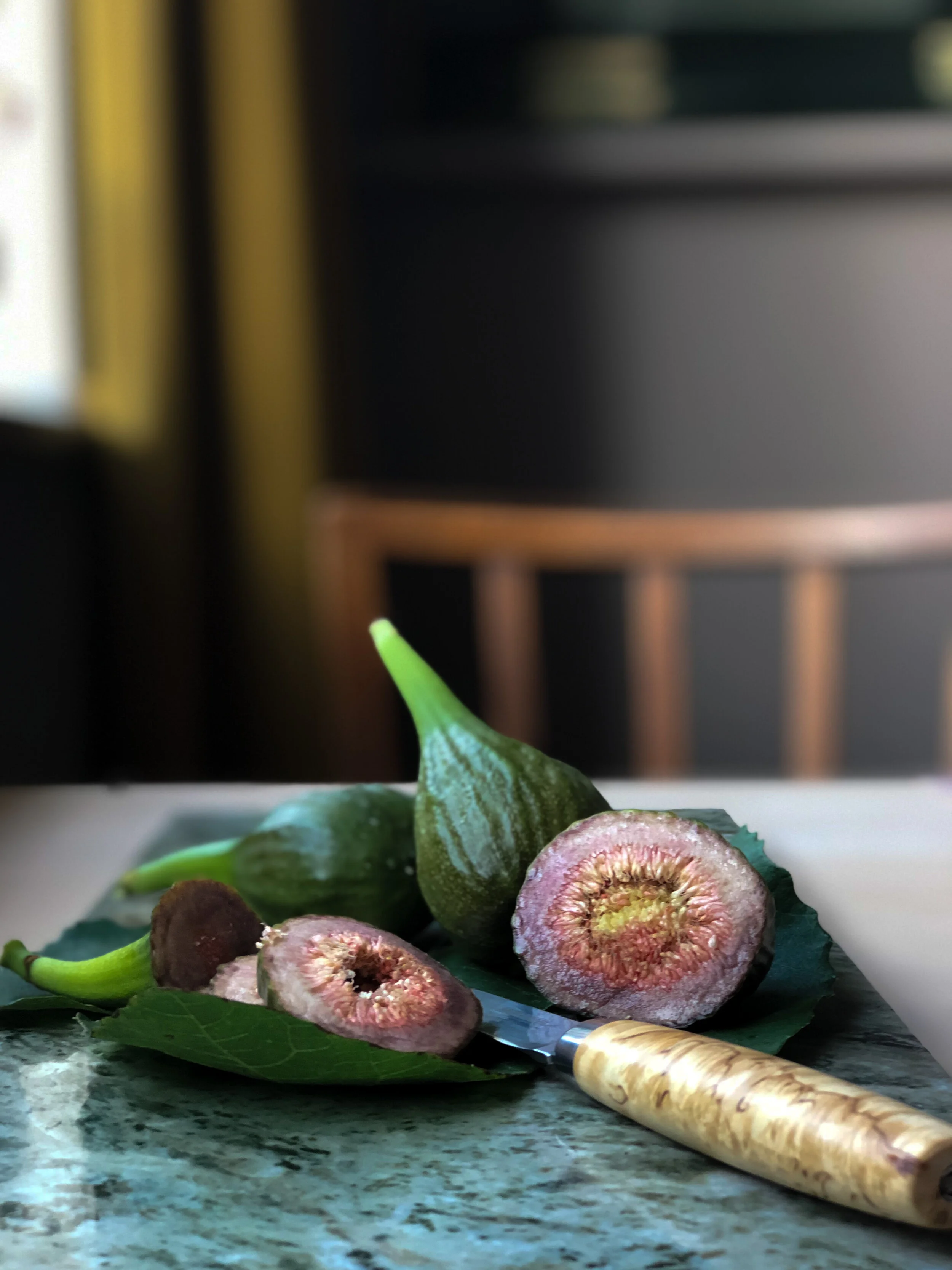 Tarte flambée with figs, chèvre & rosemary flavoured honey. — Life of a ...