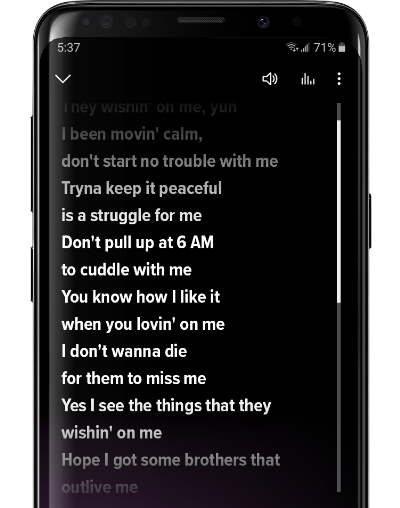 Products | Lyric Display — LyricFind