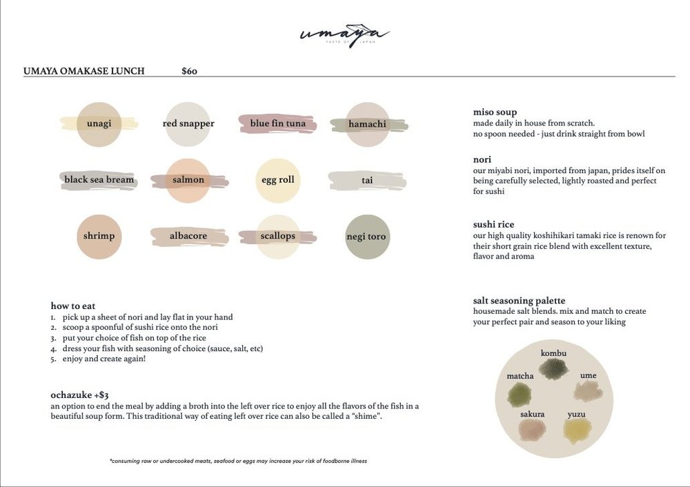 Eat — Umaya - Taste of Japan