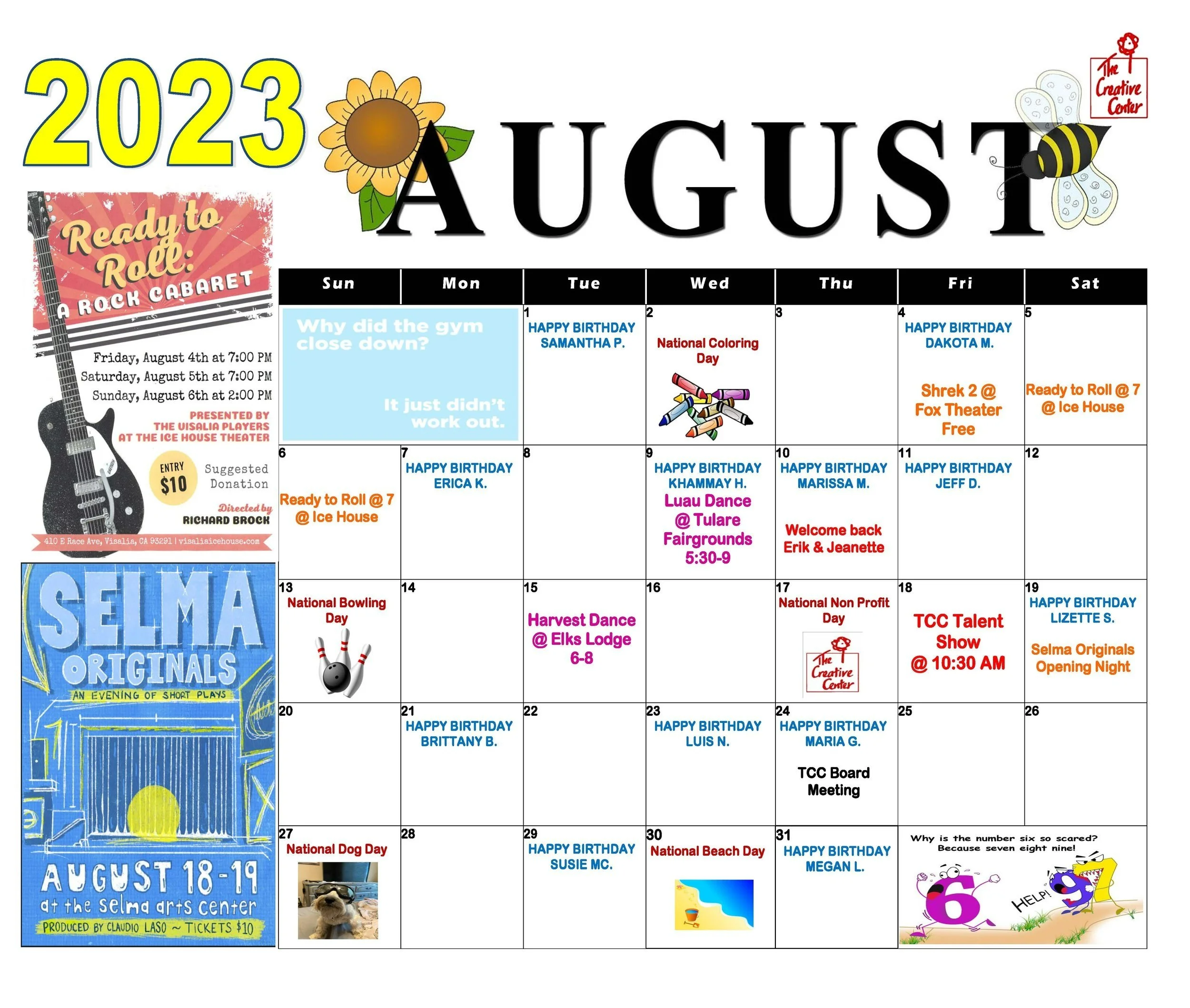 Upcoming Events — The Creative Center