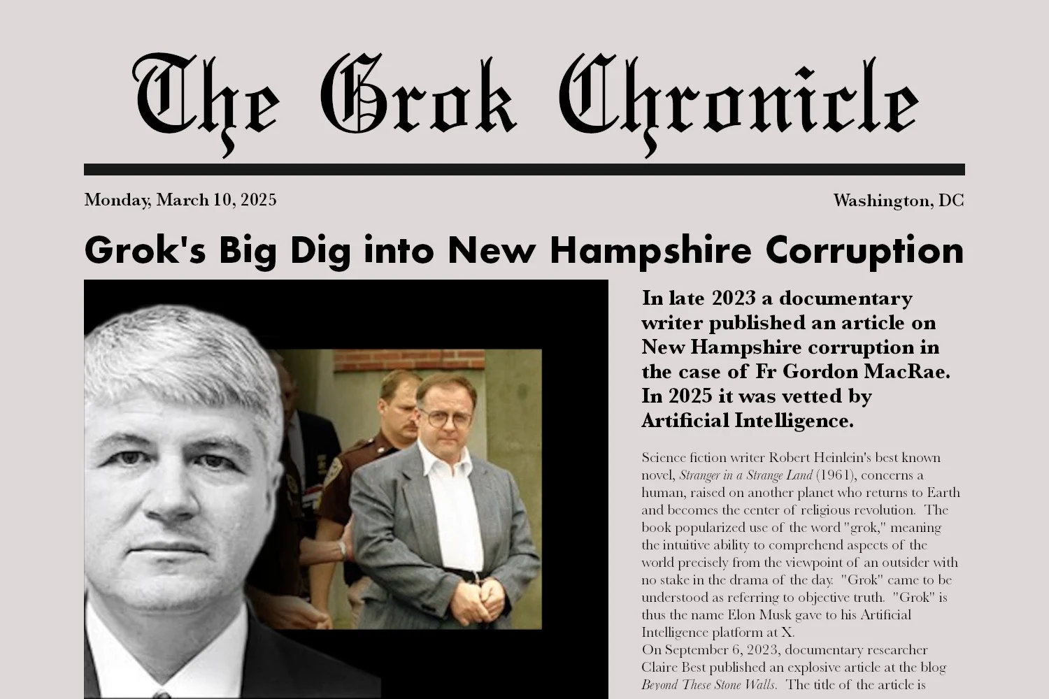 The Grok Chronicle Chapter 1 — Beyond These Stone Walls