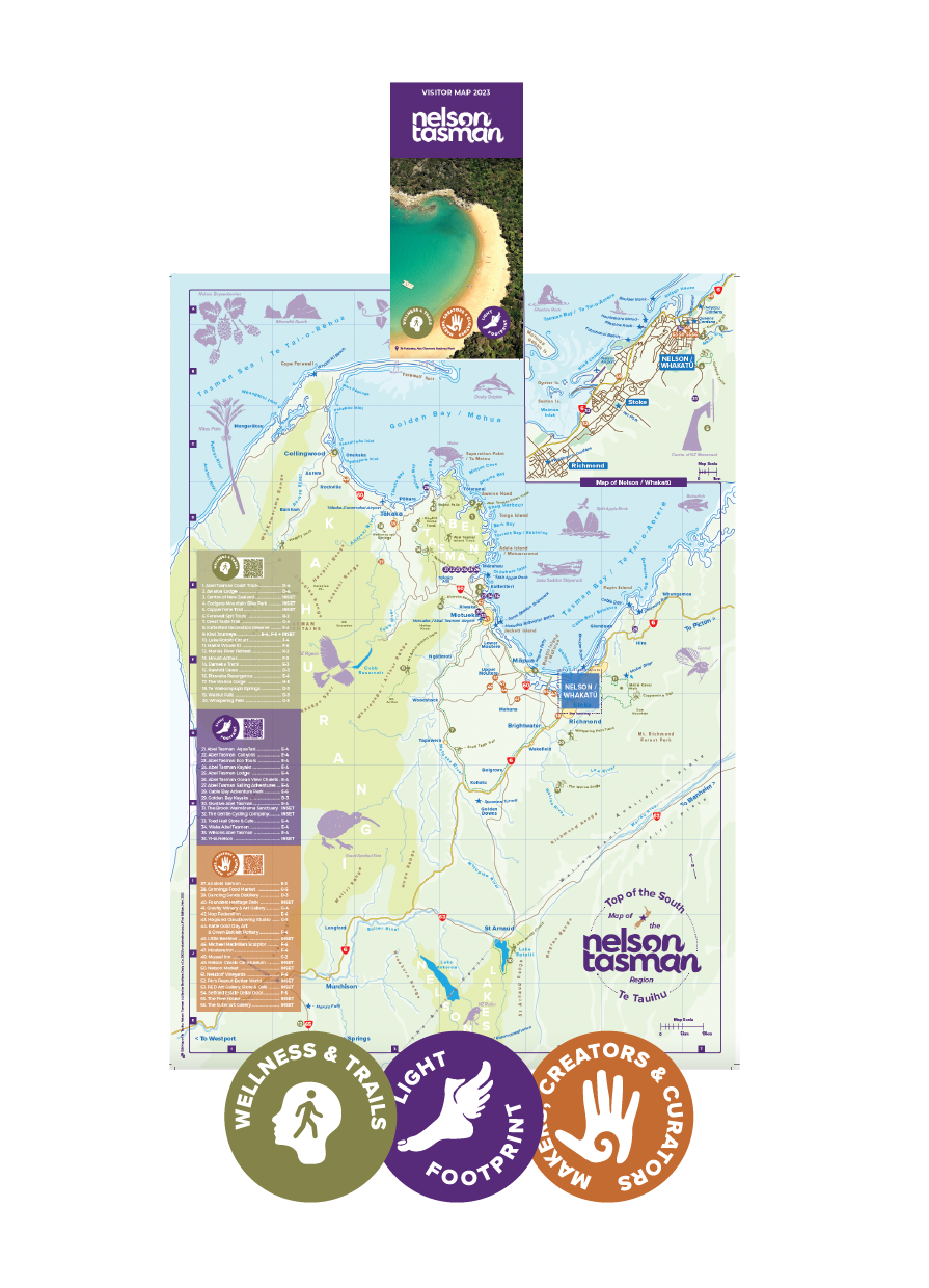 Nelson Tasman: Visitor Guide Evolution — Broker Brothers Design Co.