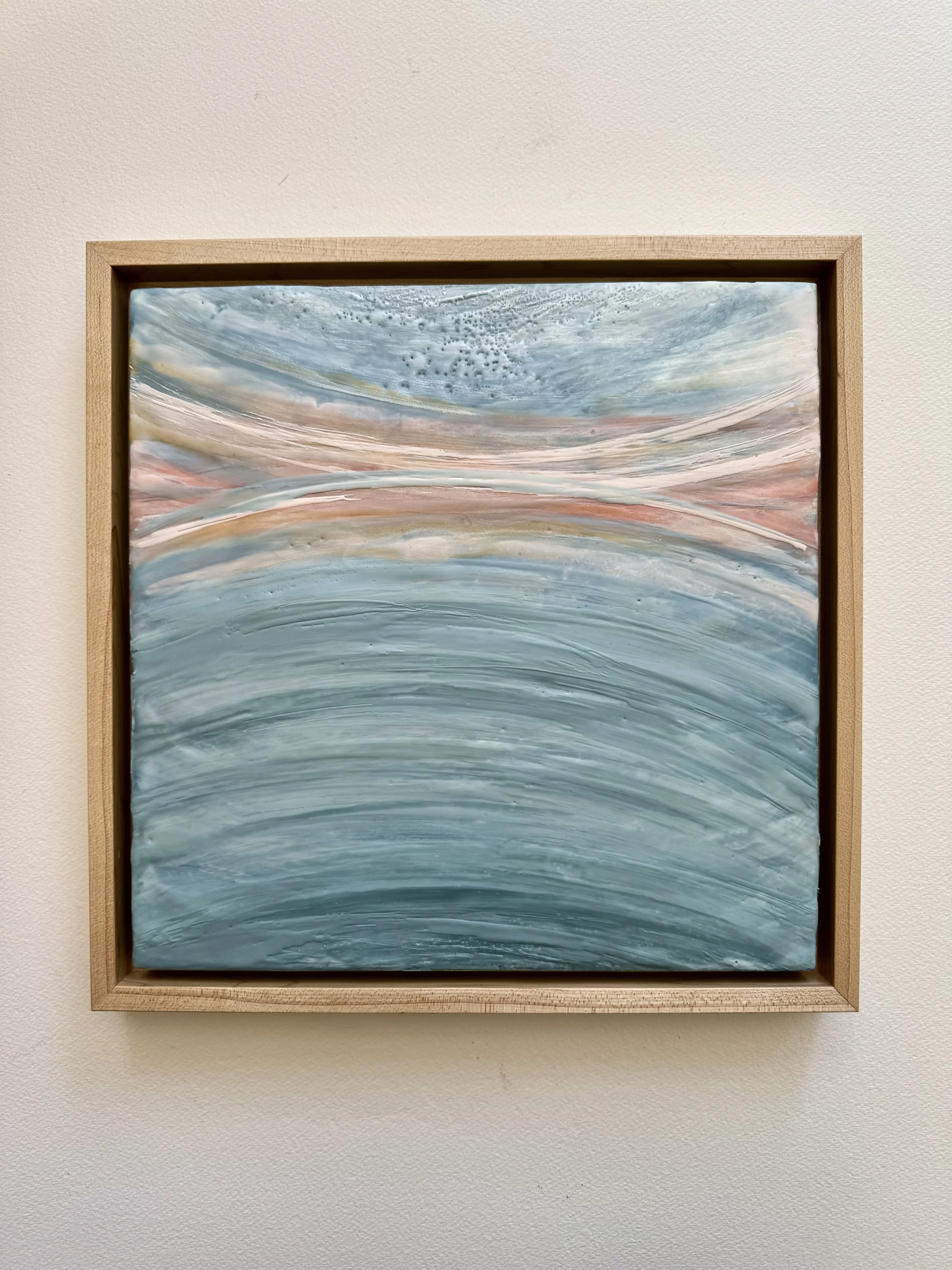 Original Encaustic Painting Waterline — Katie J Stephenson