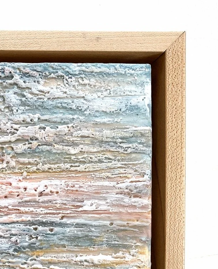 Original Encaustic Painting Waterline — Katie J Stephenson