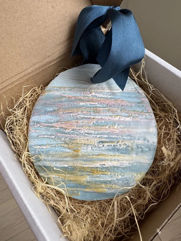 Adrift Original Encaustic Painting — Katie J Stephenson