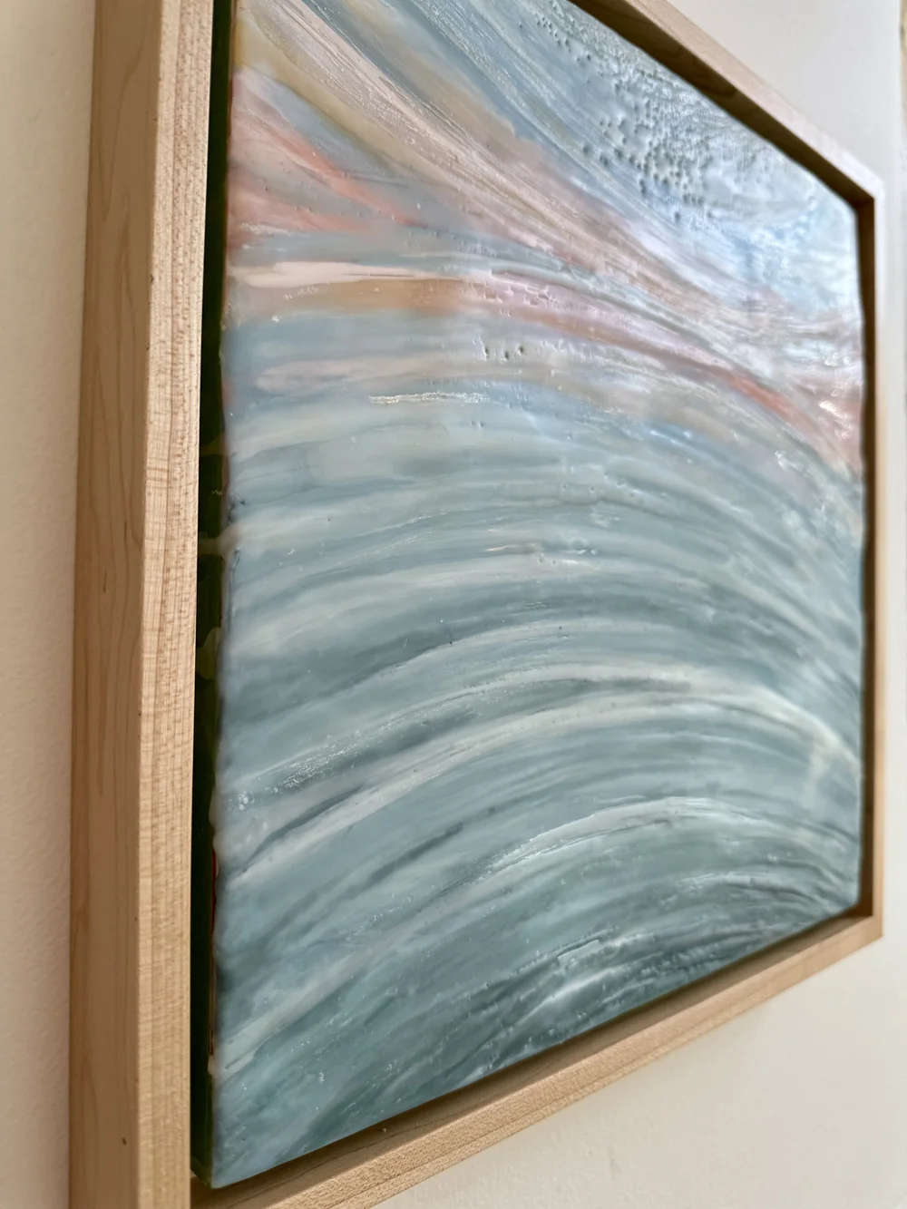 Original Encaustic Painting Waterline — Katie J Stephenson