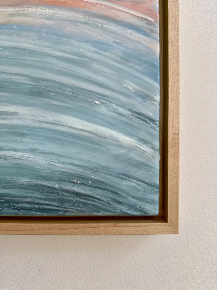 Original Encaustic Painting Waterline — Katie J Stephenson