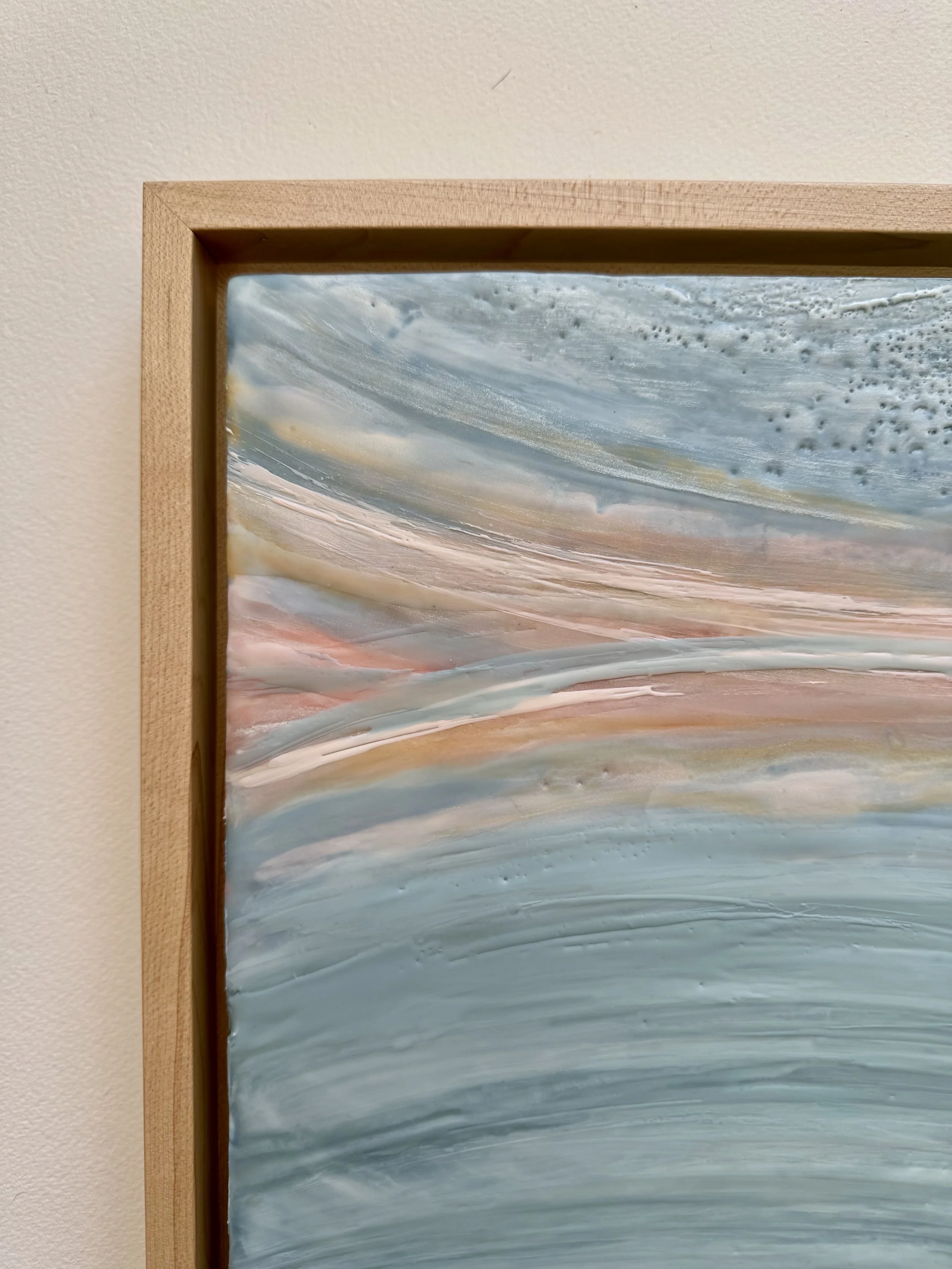 Original Encaustic Painting Waterline — Katie J Stephenson