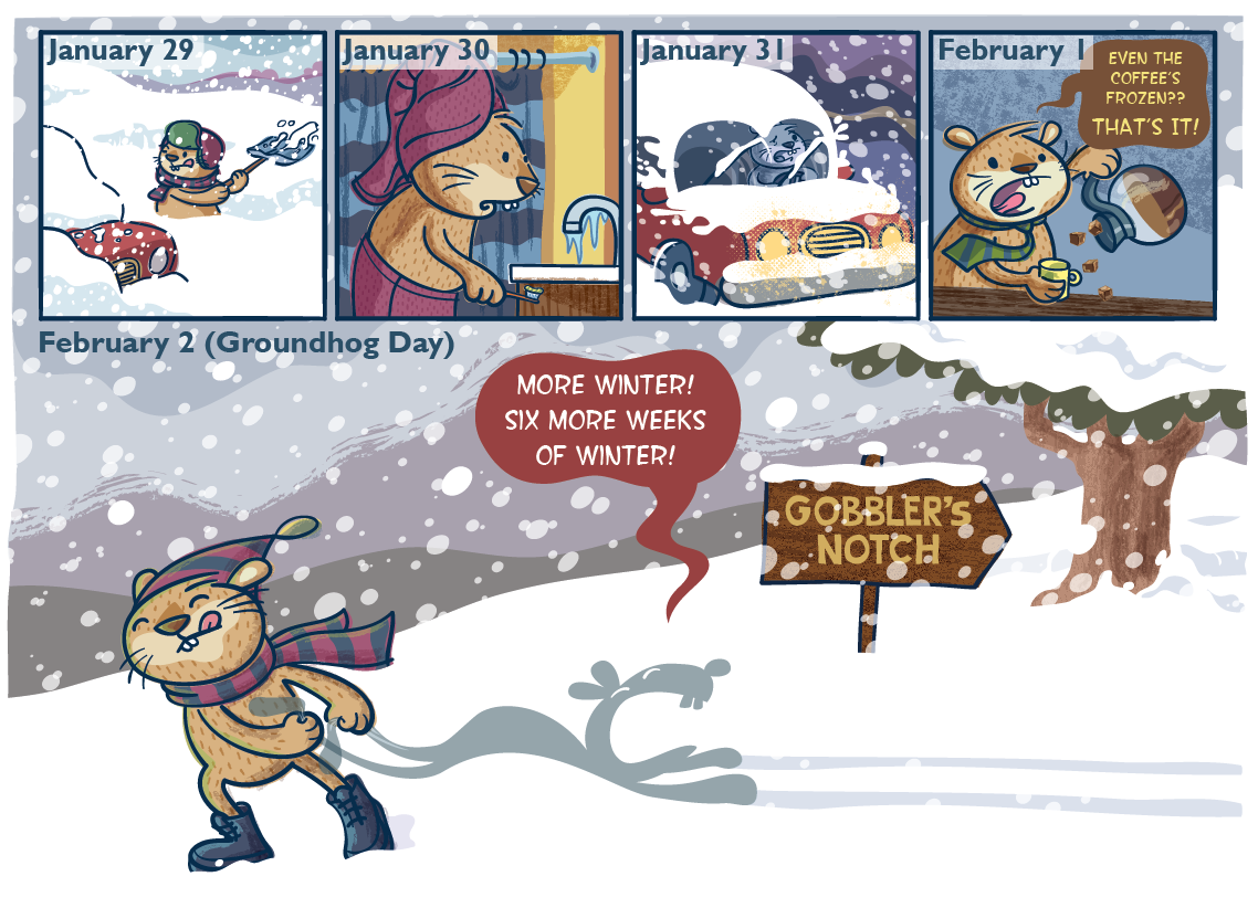 Groundhog Day Comics — Edfredned Comics