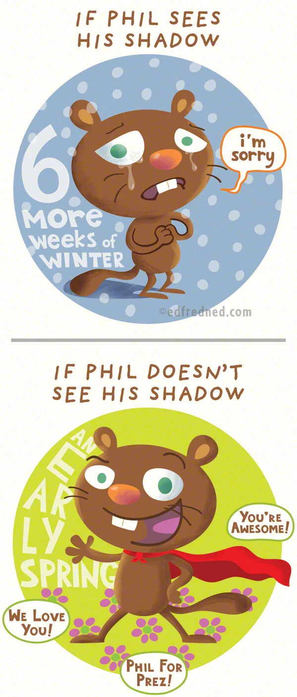 Groundhog Day Comics — Edfredned Comics