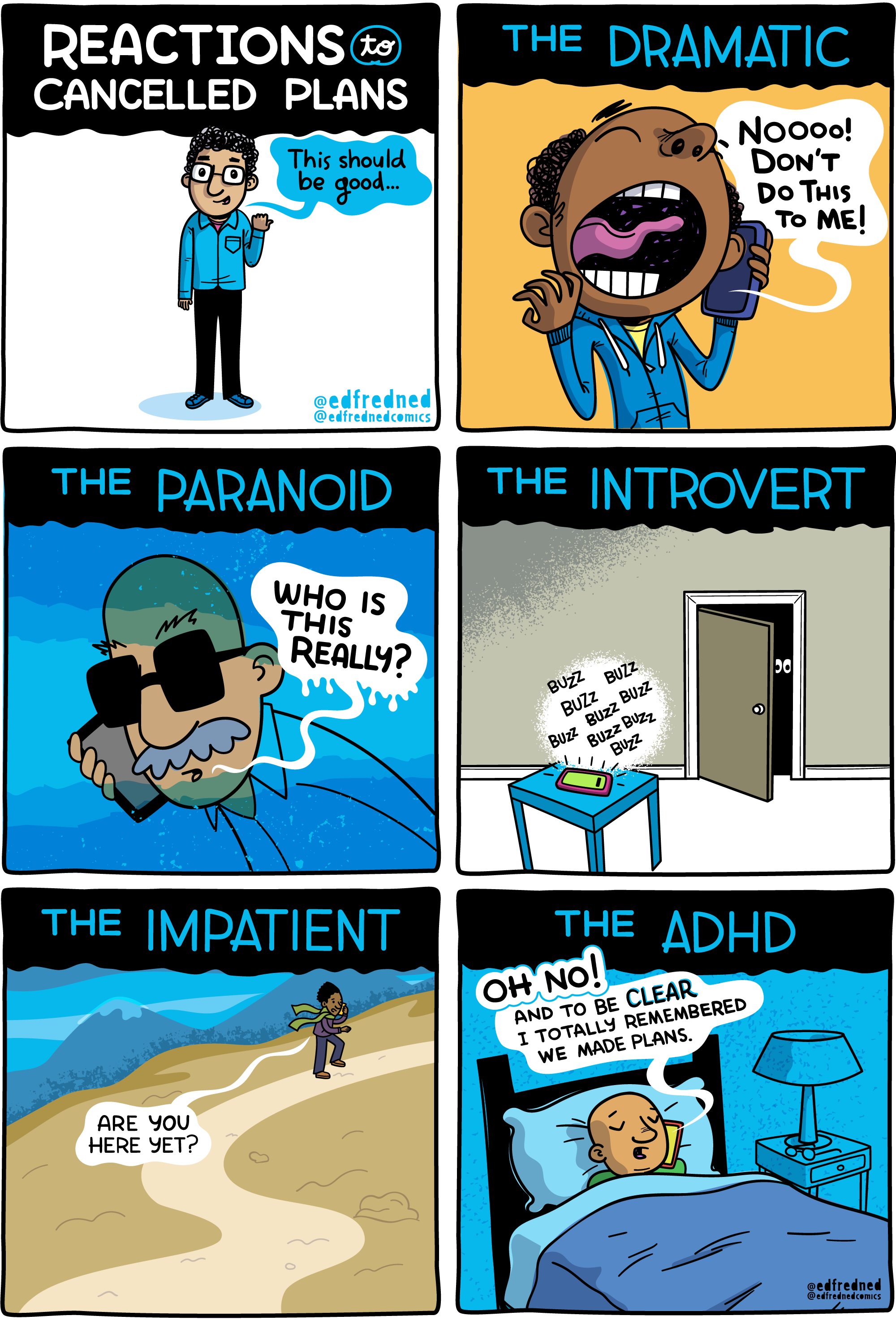 Dads with ADHD — Edfredned Comics
