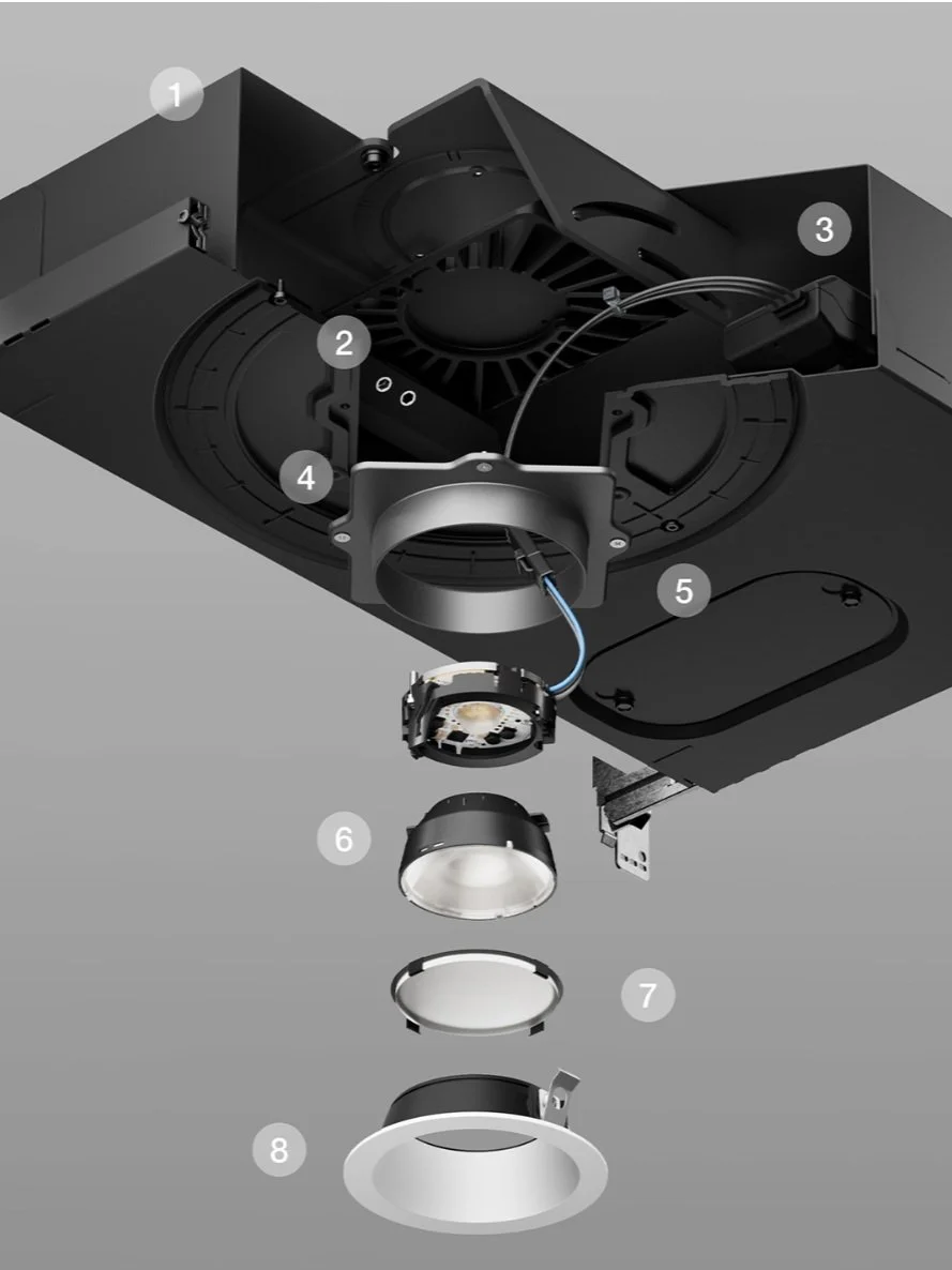 Lutron Lighting Control | Ketra D2/D3 | Downlight | PHA