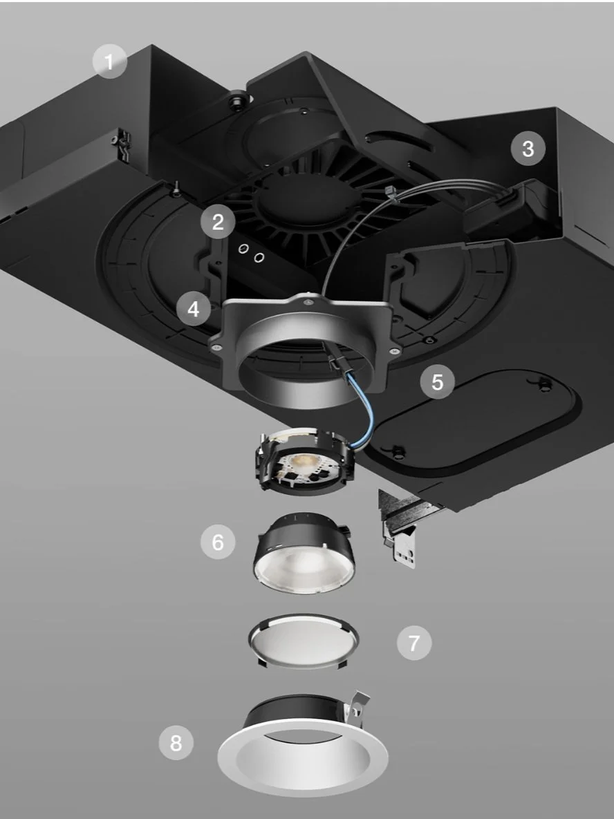 Rania Downlight D2 | Lutron Lighting Control | PHA