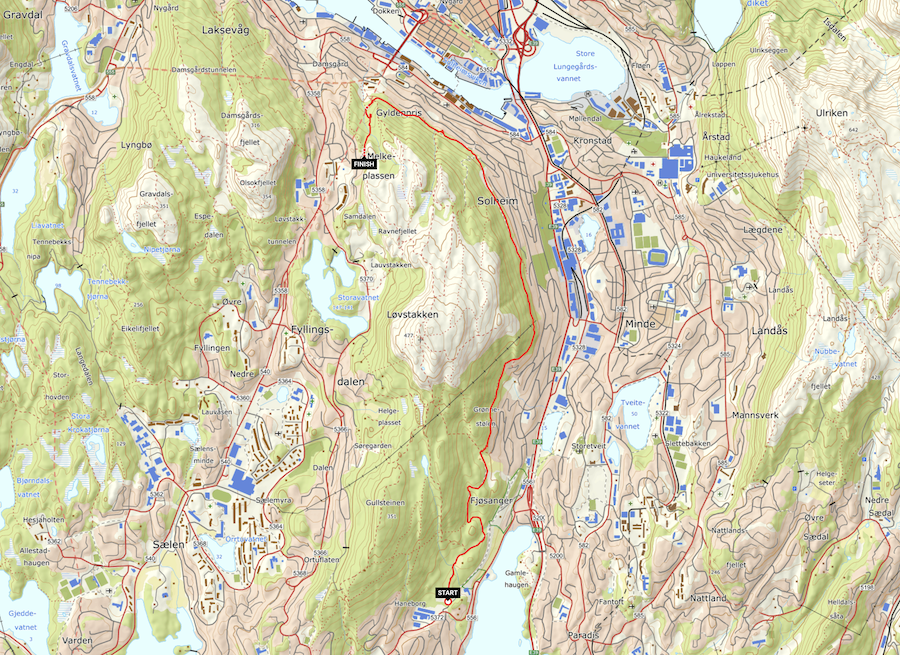 Løvstien Bergen — Fjellvenner.no