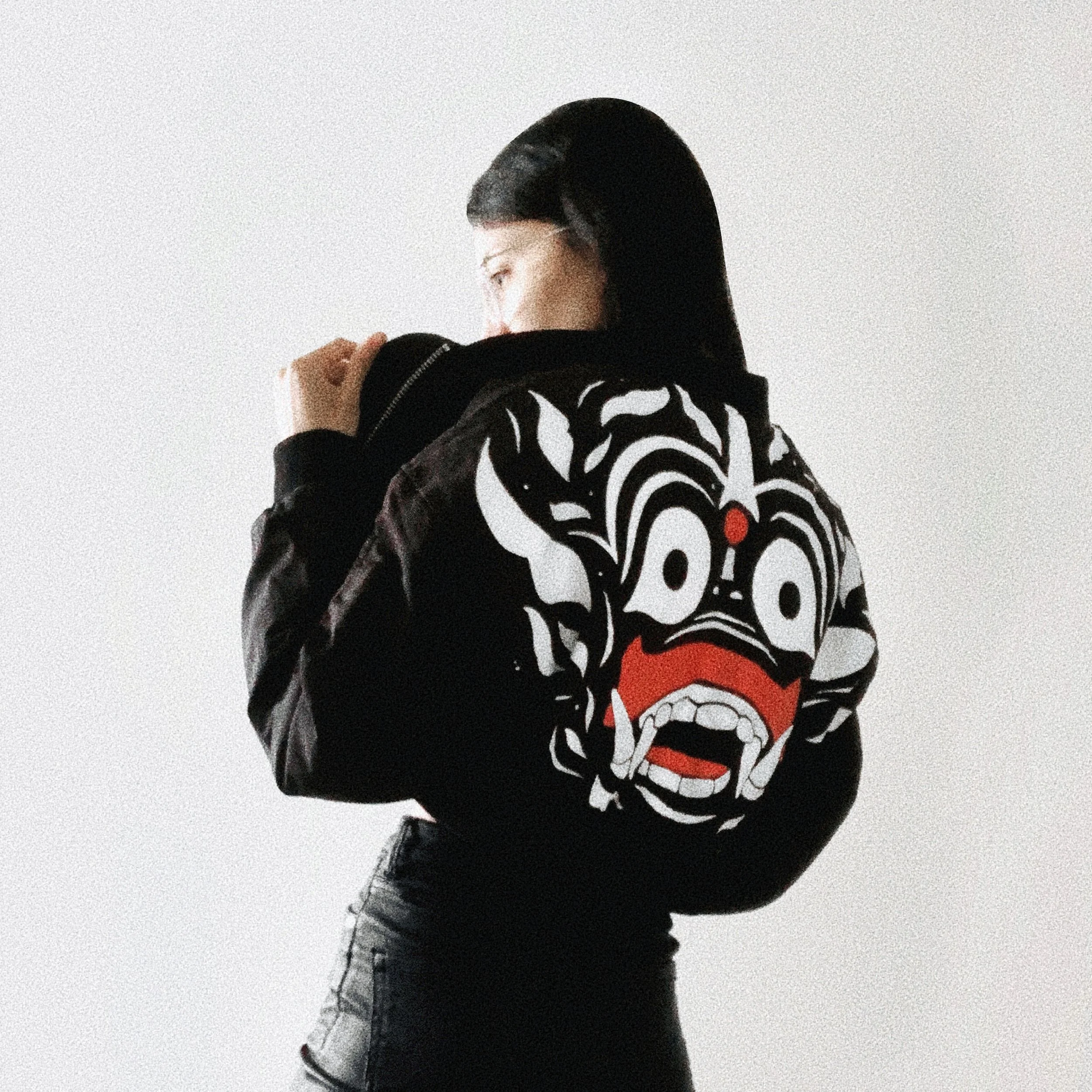 Painted Bomber Jacket