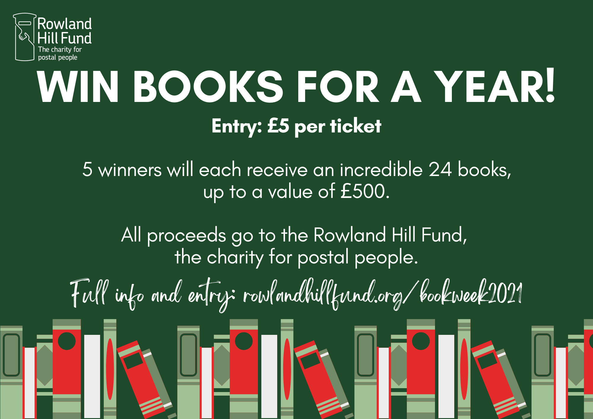 Book Week 2021: Win books for an entire year! — Rowland Hill Fund