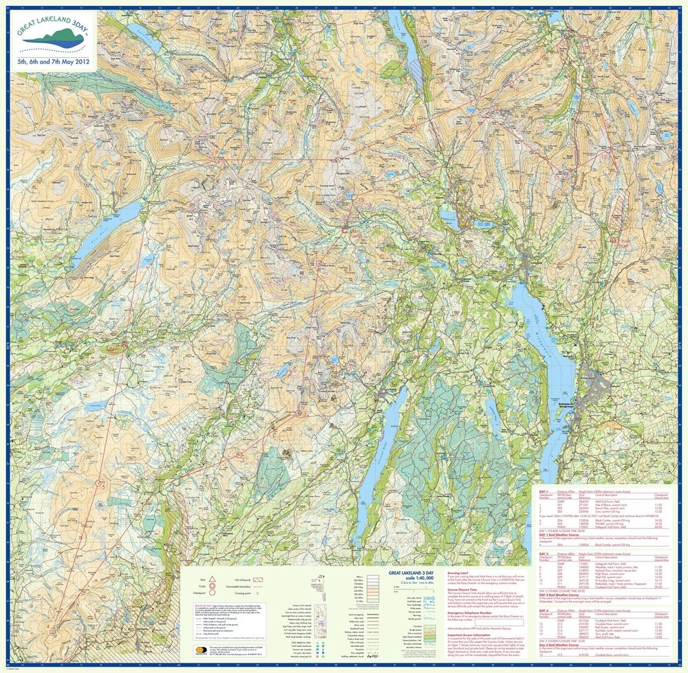 Previous Event Maps — SCARPA Great Lakeland 3Day