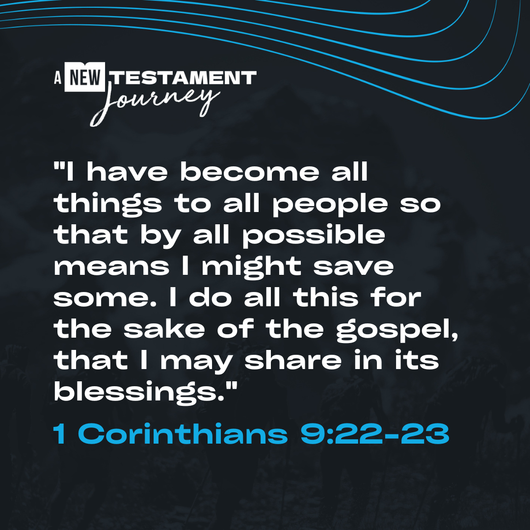 1 Corinthians 9 - Tuesday 28th May — Croydon Vineyard