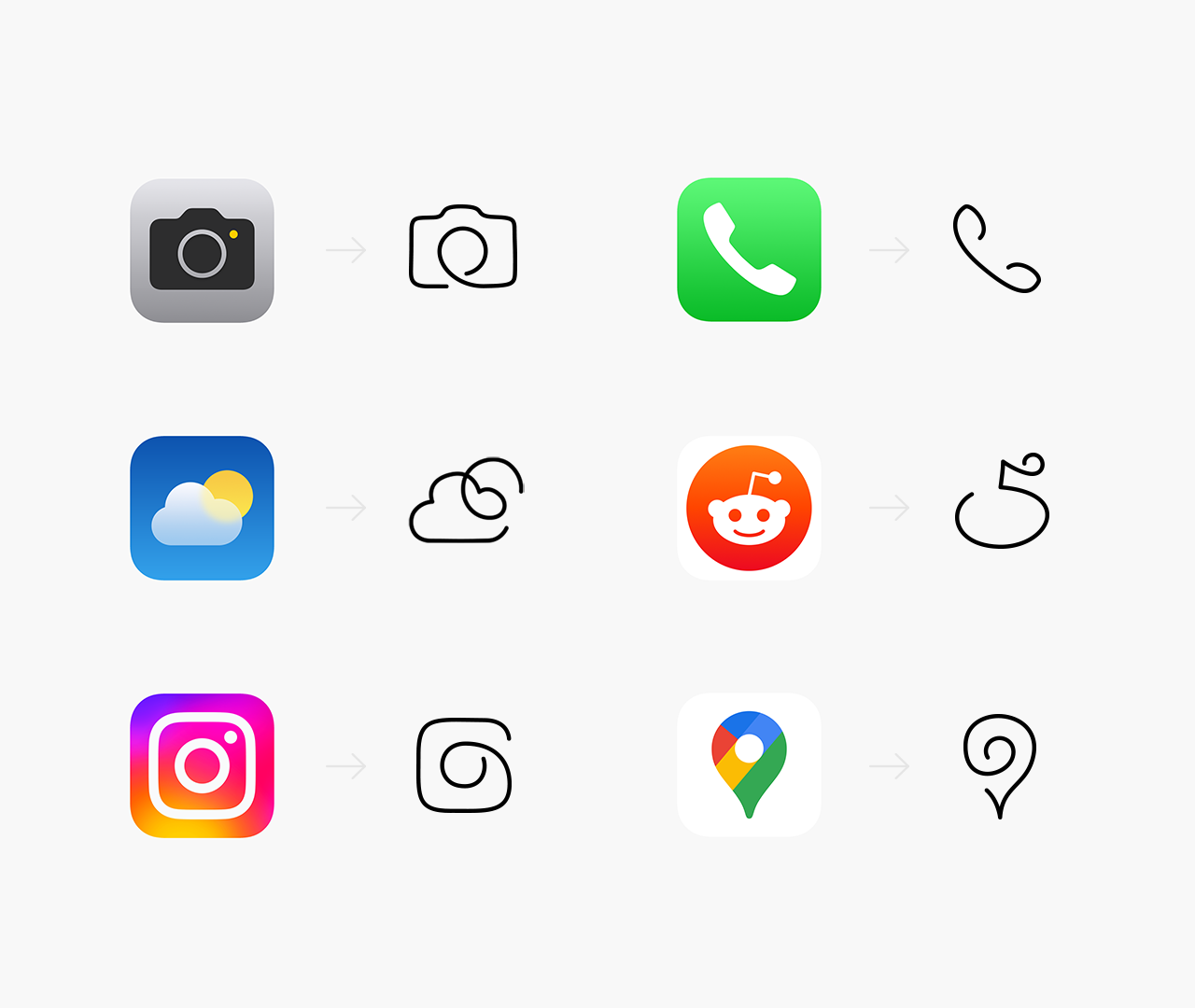 Download One Line Theme Pack: 200+ Minimalist Icons & Wallpapers ...