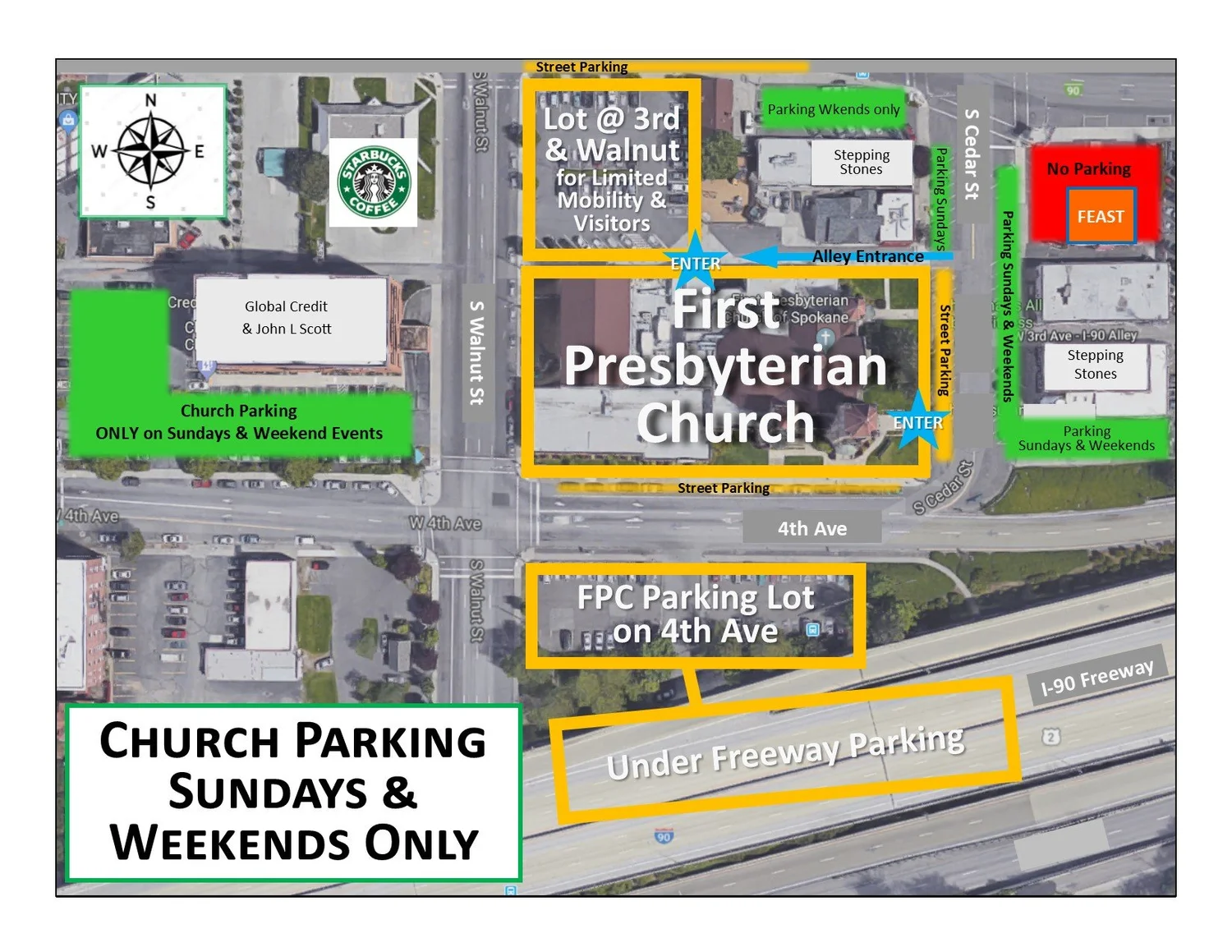 FPC PARKING — First Presbyterian Church of Spokane