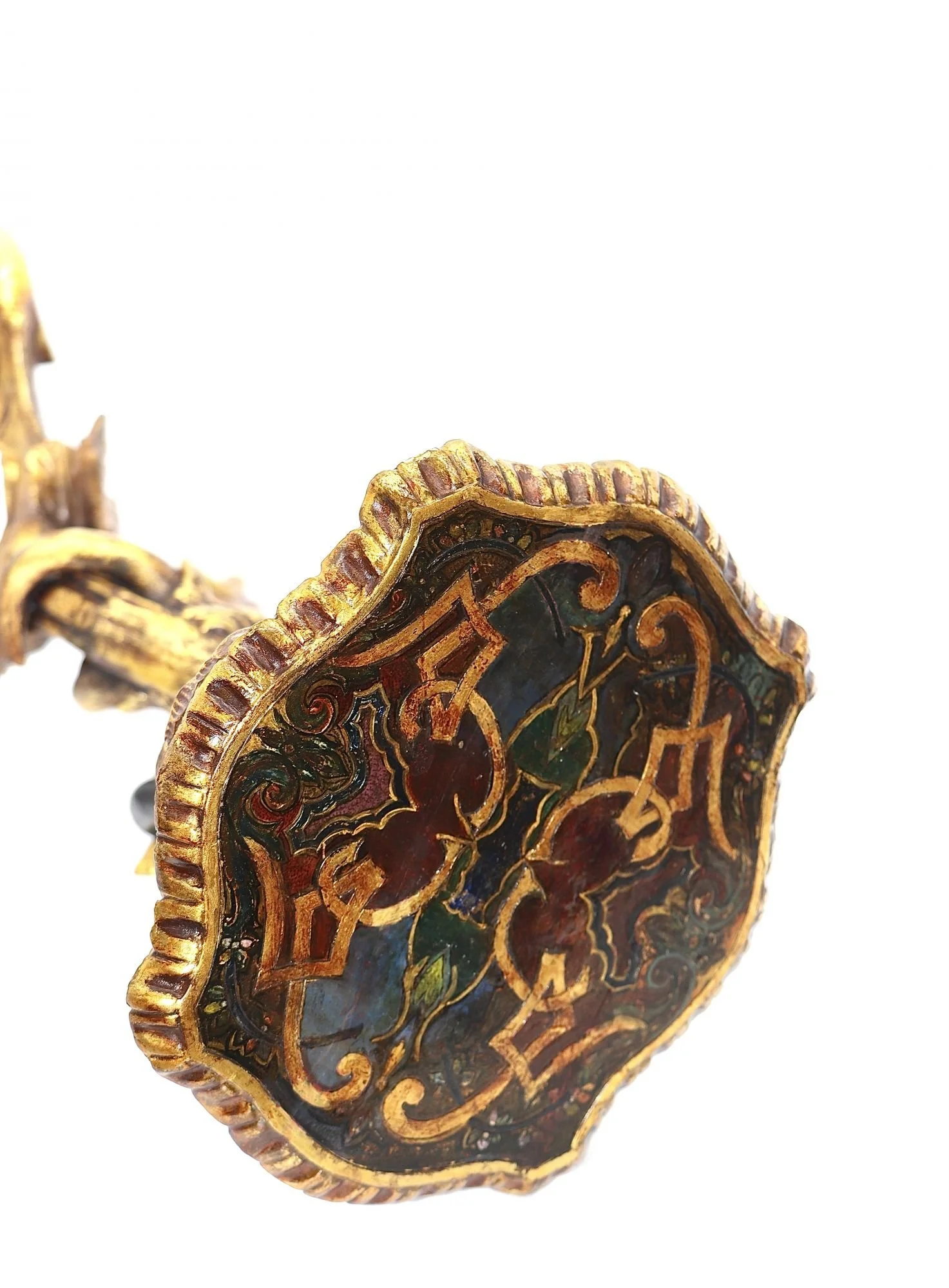 Venetian Carved Wood, Polychromed and Gilded Blackamoor Table, Early 19 ...