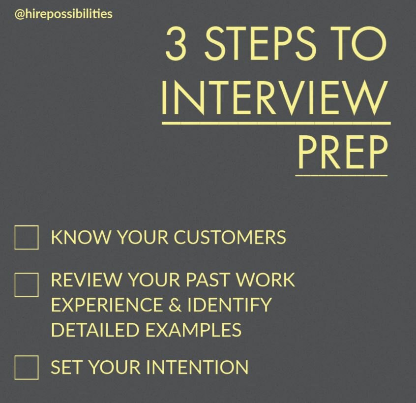 3 Steps to Interview Prep — Hire Possibilities