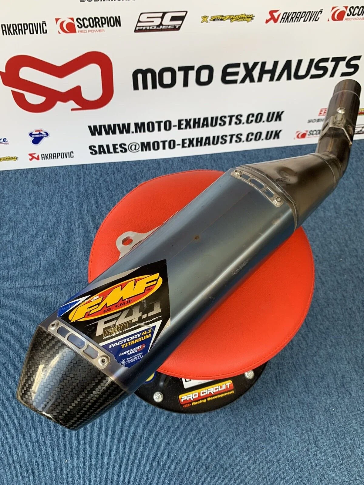 Honda CRF 250 R FMF 4.1 Full Titanium Exhaust System — Moto Exhausts
