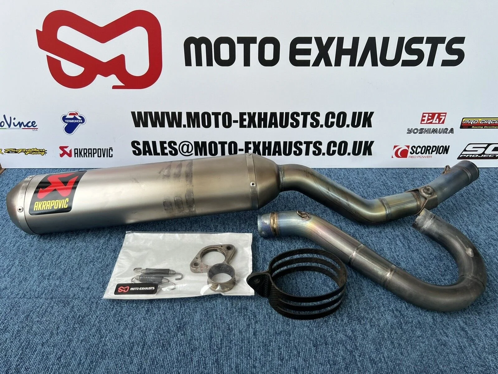 Yamaha WR YZ 426 F Akrapovic Titanium Full Exhaust — Moto Exhausts