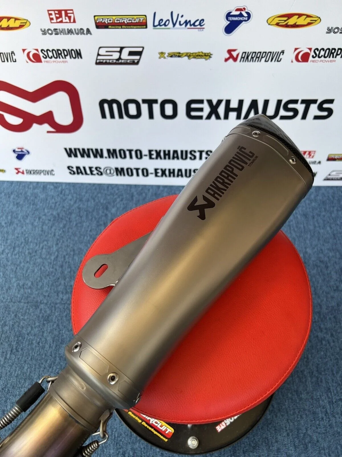 BMW R9T R NINE T Full Titanium Akrapovic Exhaust System — Moto Exhausts