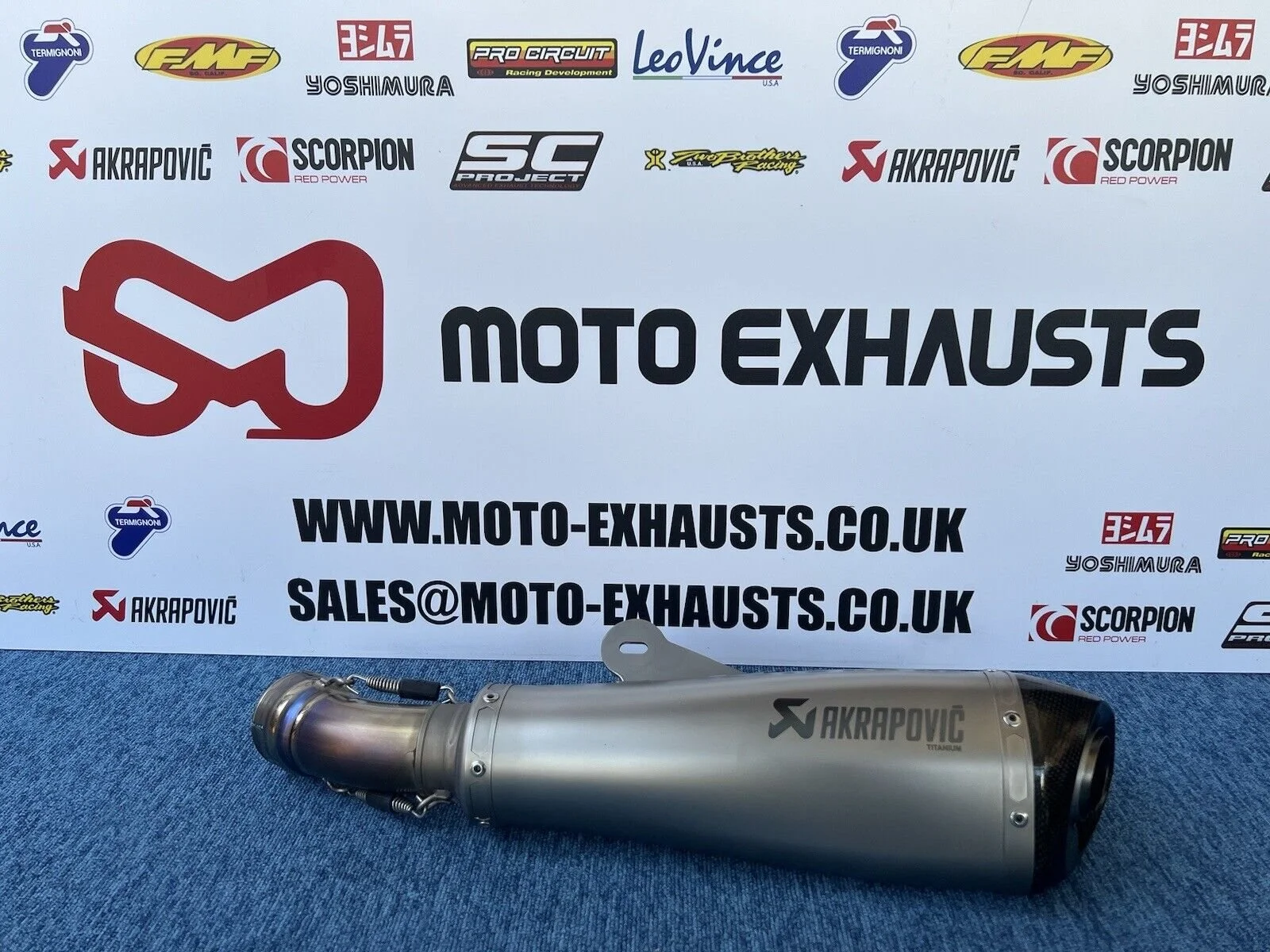 BMW R9T R NINE T Full Titanium Akrapovic Exhaust System — Moto Exhausts