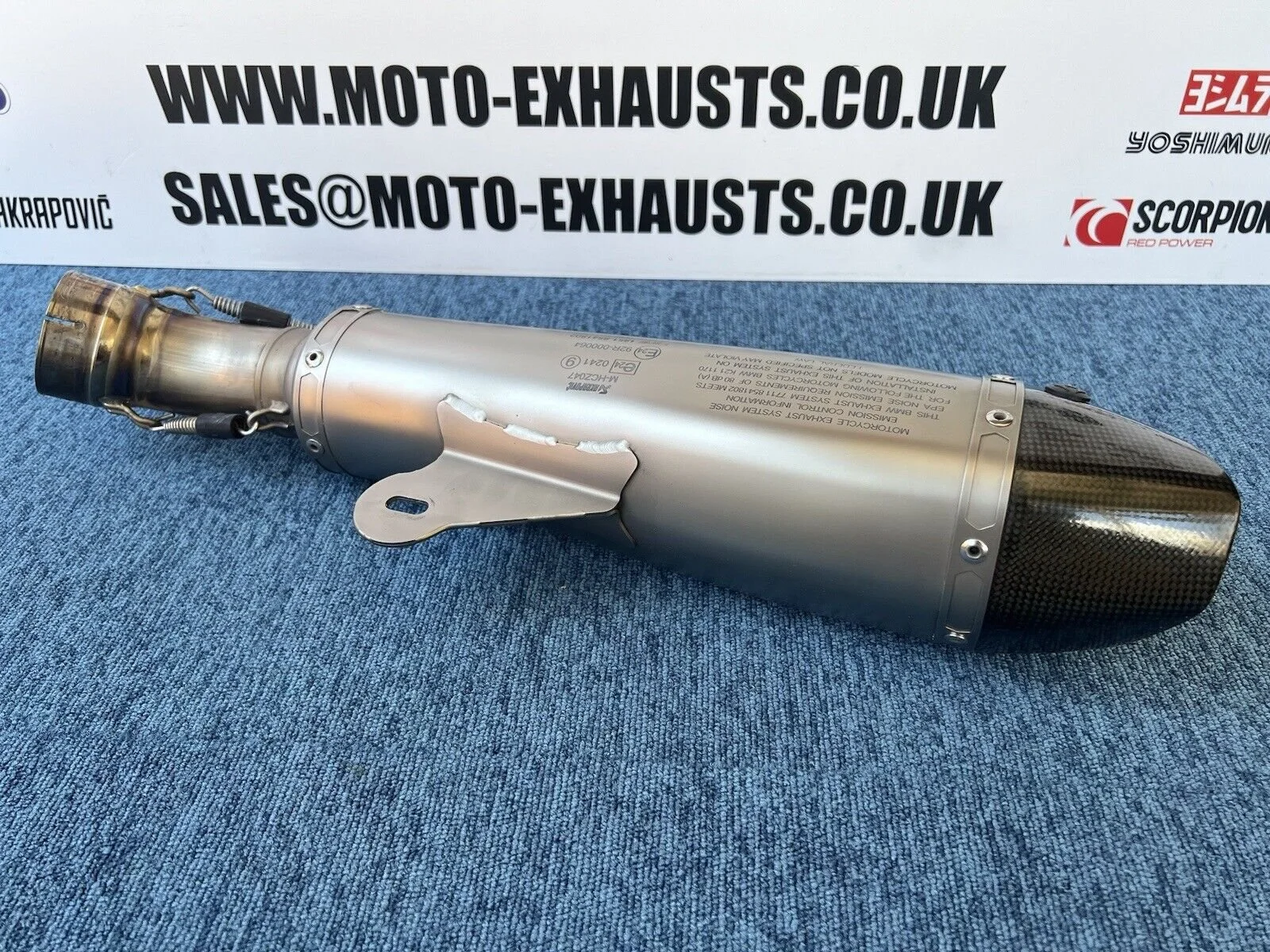 BMW R9T R NINE T Full Titanium Akrapovic Exhaust System — Moto Exhausts