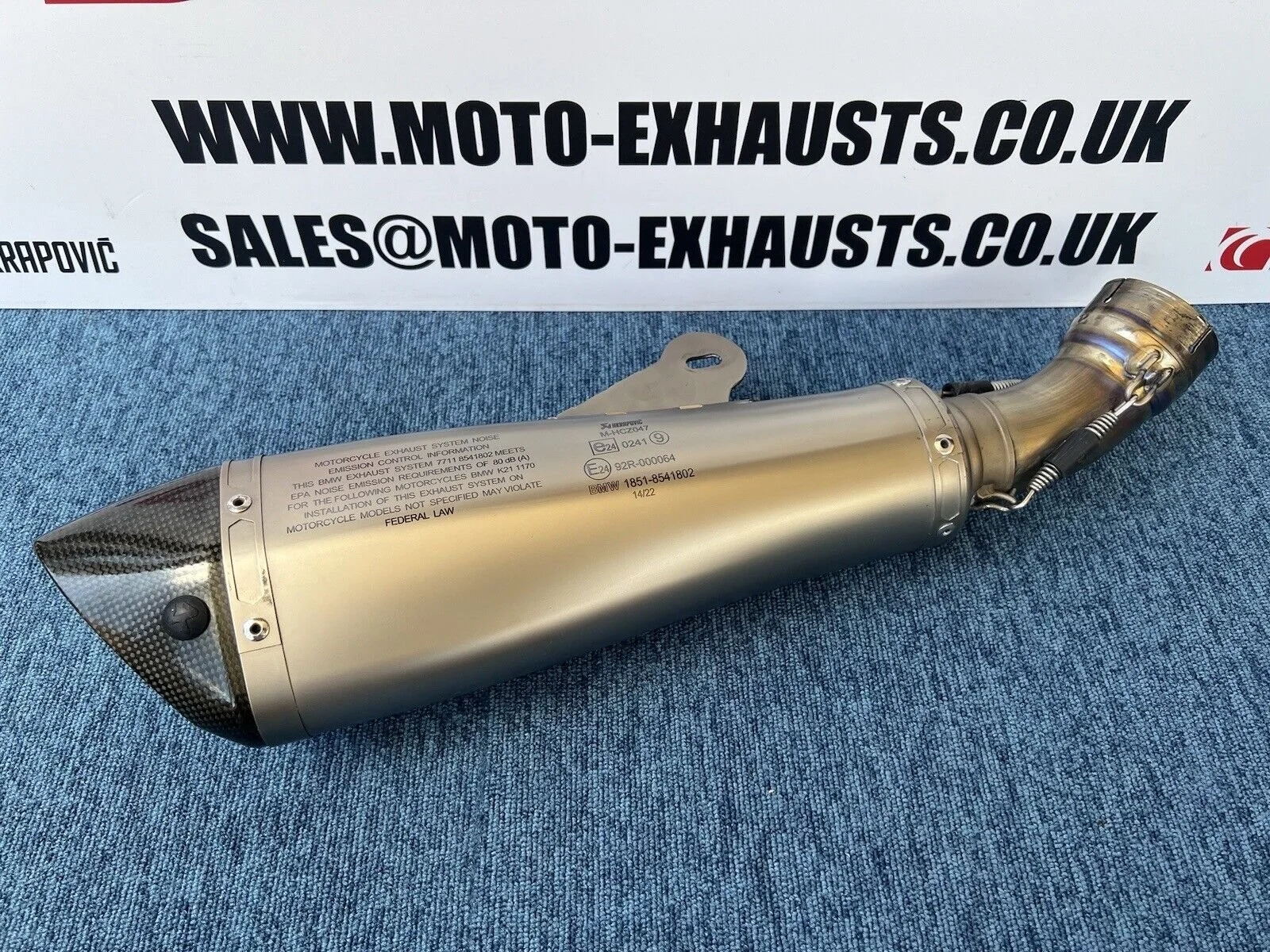 BMW R9T R NINE T Full Titanium Akrapovic Exhaust System — Moto Exhausts
