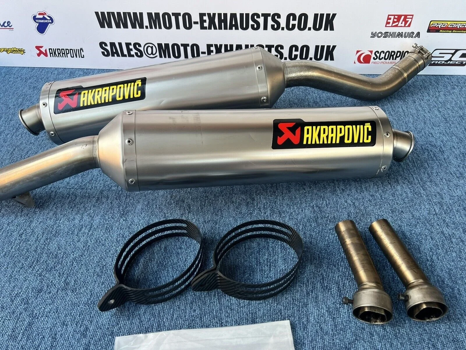 Kawasaki Z1000 Akrapovic Titanium Sp Series Oval Exhausts — Moto Exhausts