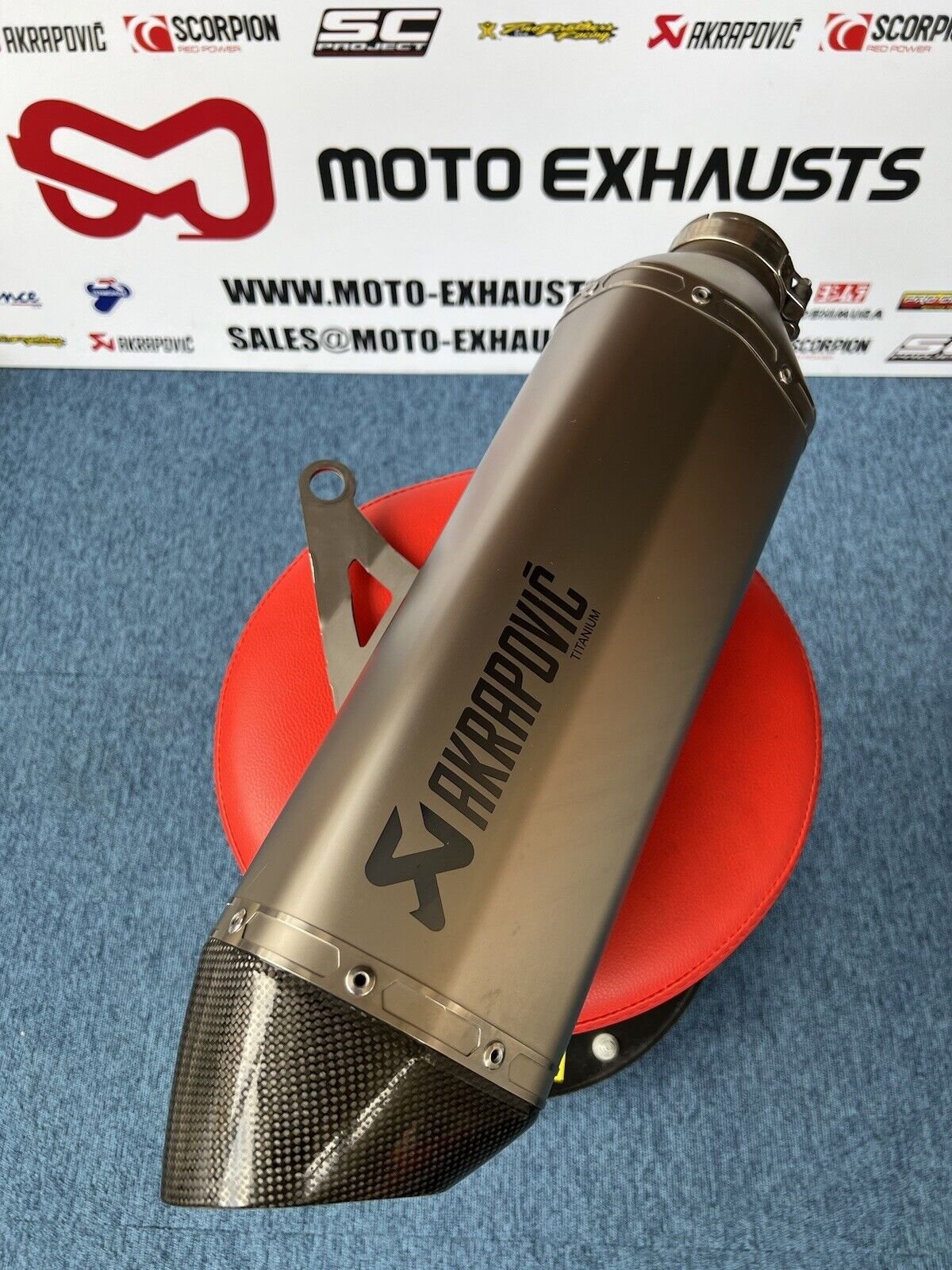 BMW S1000RR Akrapovic Slip On Exhaust Silencer — Moto Exhausts