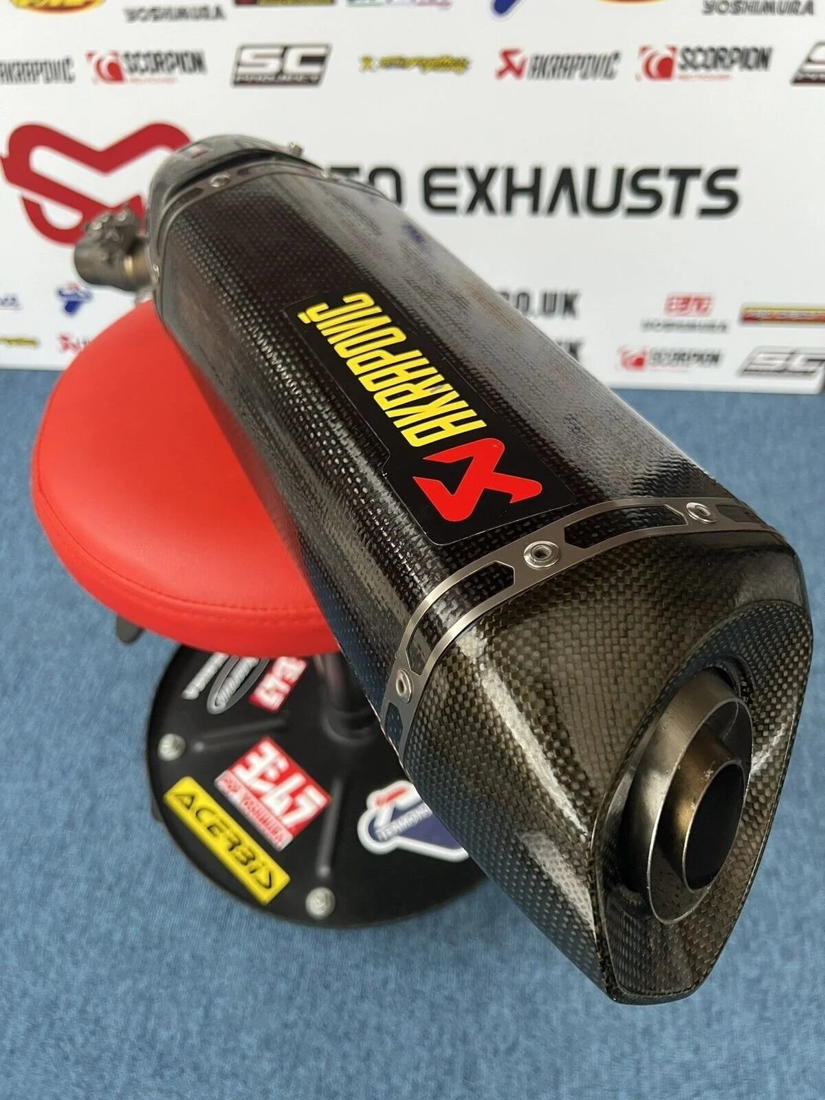 Kawasaki Z800 Akrapovic Carbon Silencer Slip-On Exhaust Silencer — Moto Exhausts