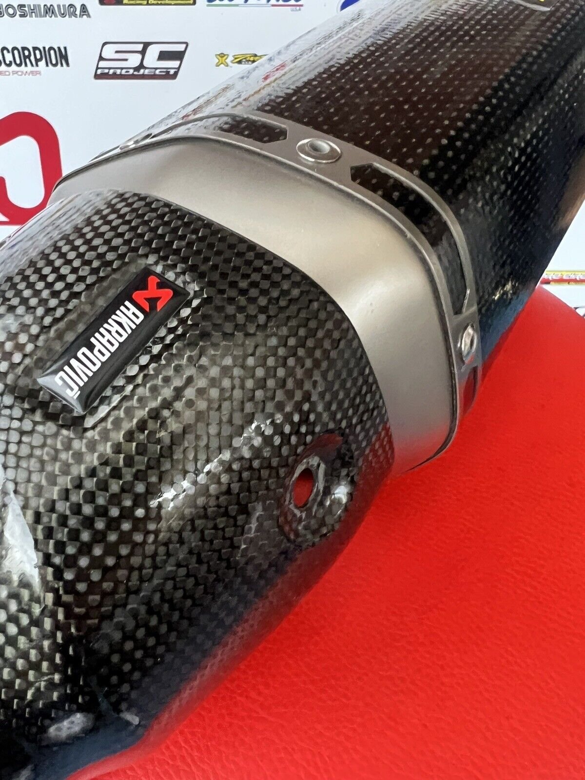 Kawasaki Z800 Akrapovic Carbon Silencer Slip-On Exhaust Silencer — Moto Exhausts