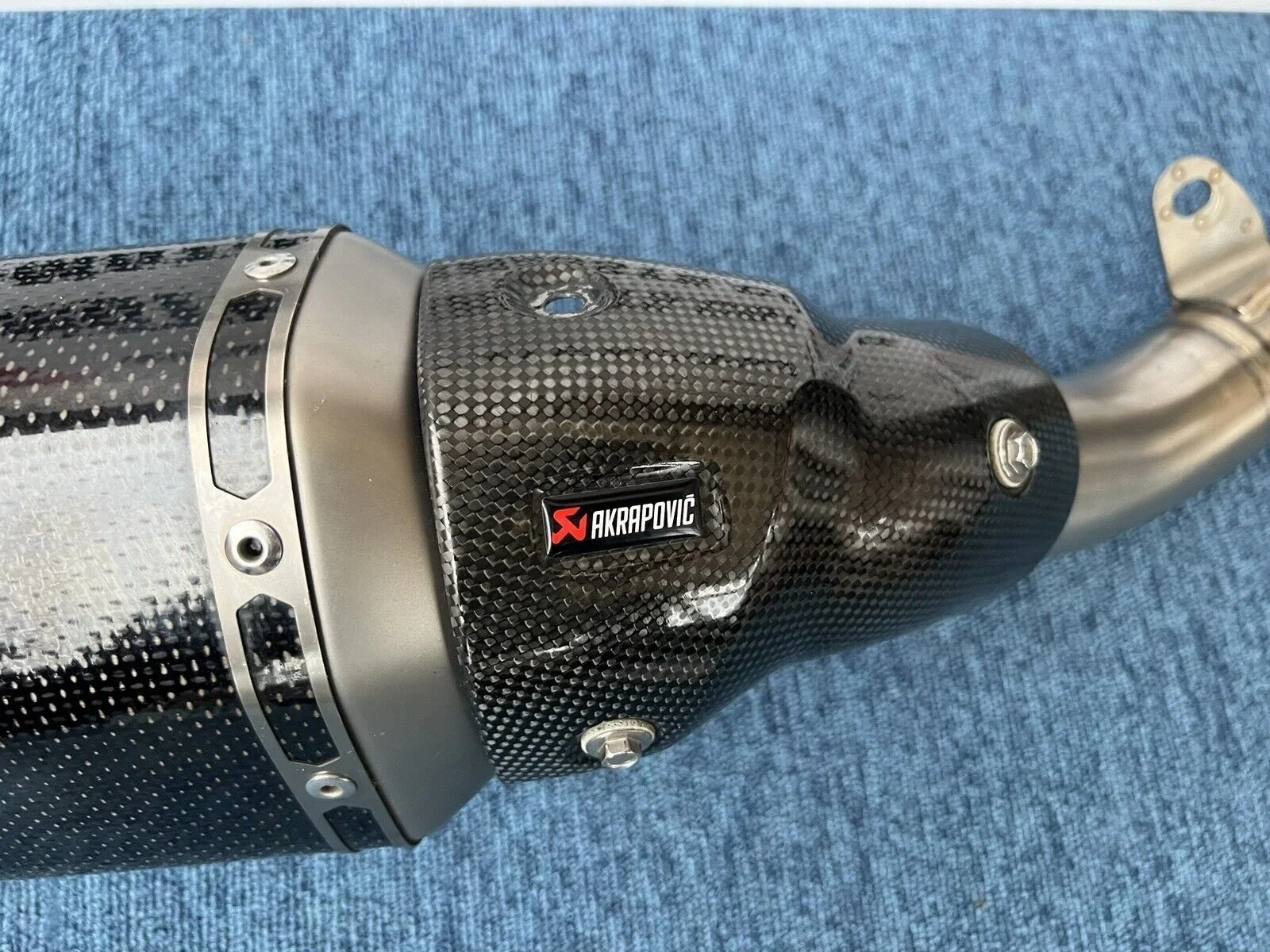 Kawasaki Z800 Akrapovic Carbon Silencer Slip-On Exhaust Silencer — Moto Exhausts