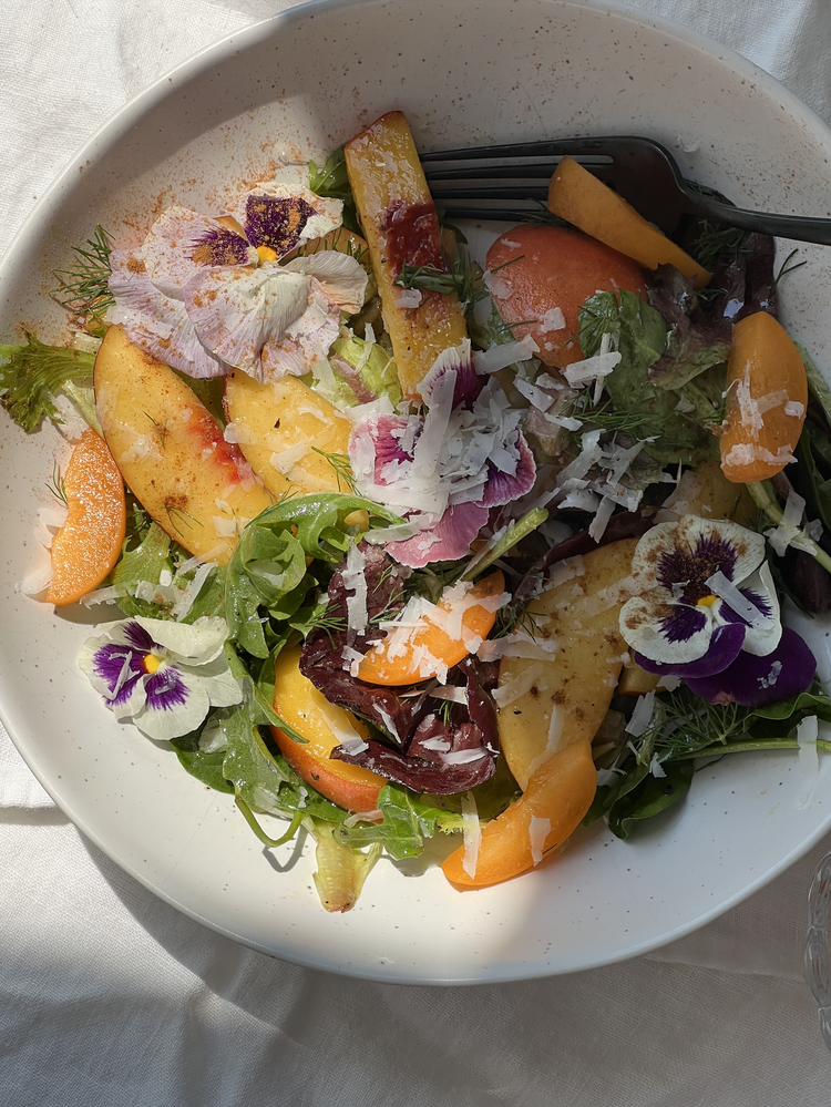 Stone Fruit Salad — For Living